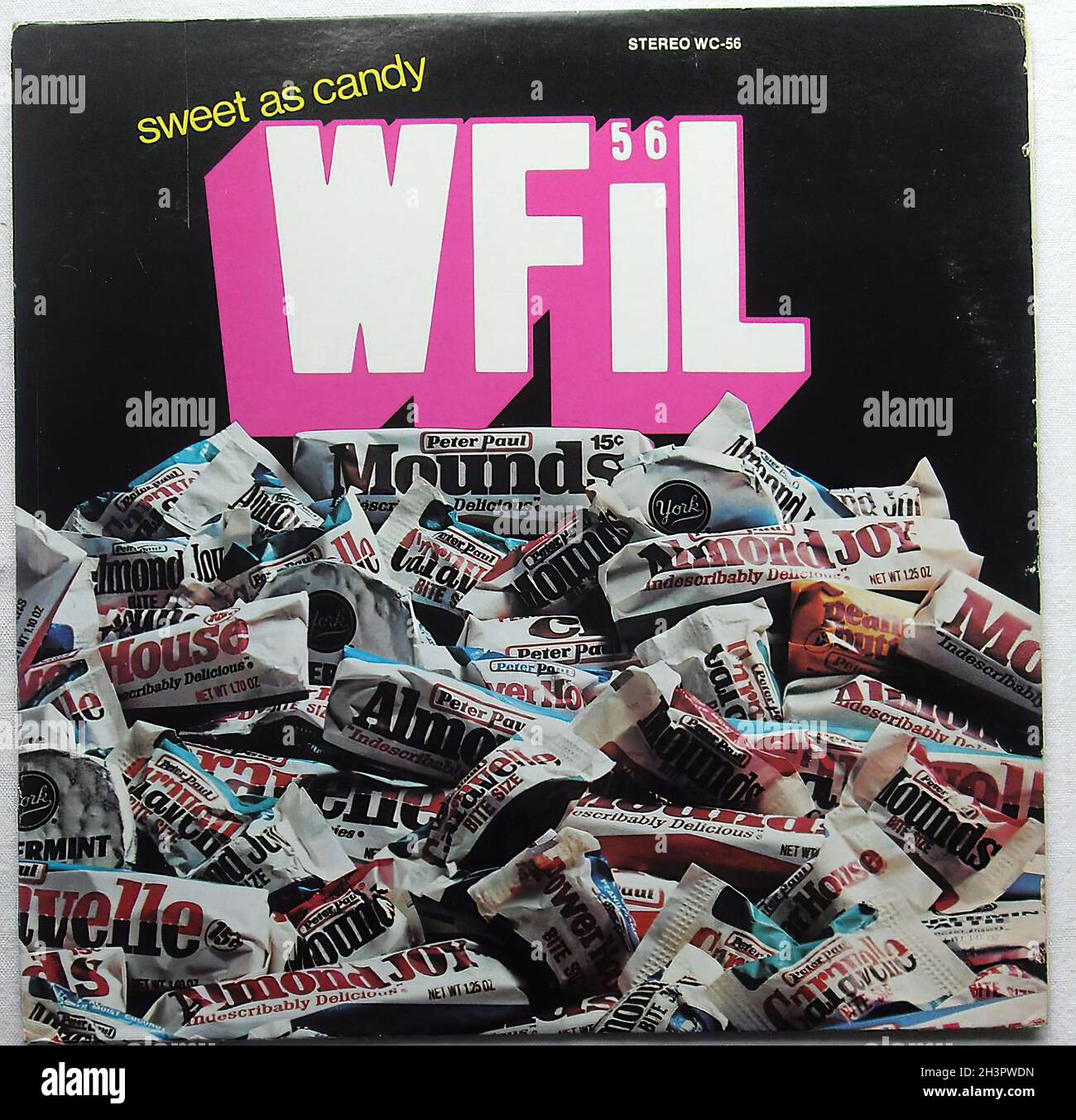 1973 Wfil Compilation Original Vintage Lp Record Vinyl Stock Photo - Alamy