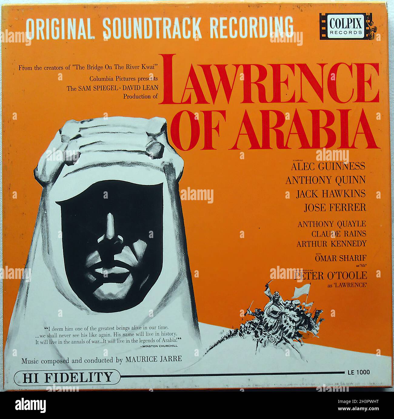 Lawrence of Arabia 1962 Film Soundtrack Record Album Original Vintage ...