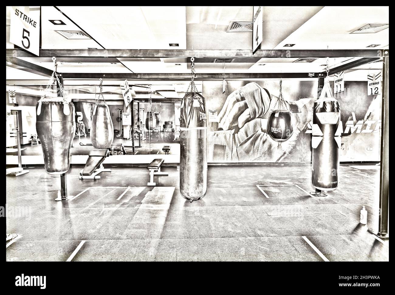 Workout sketch hi-res stock photography and images - Alamy
