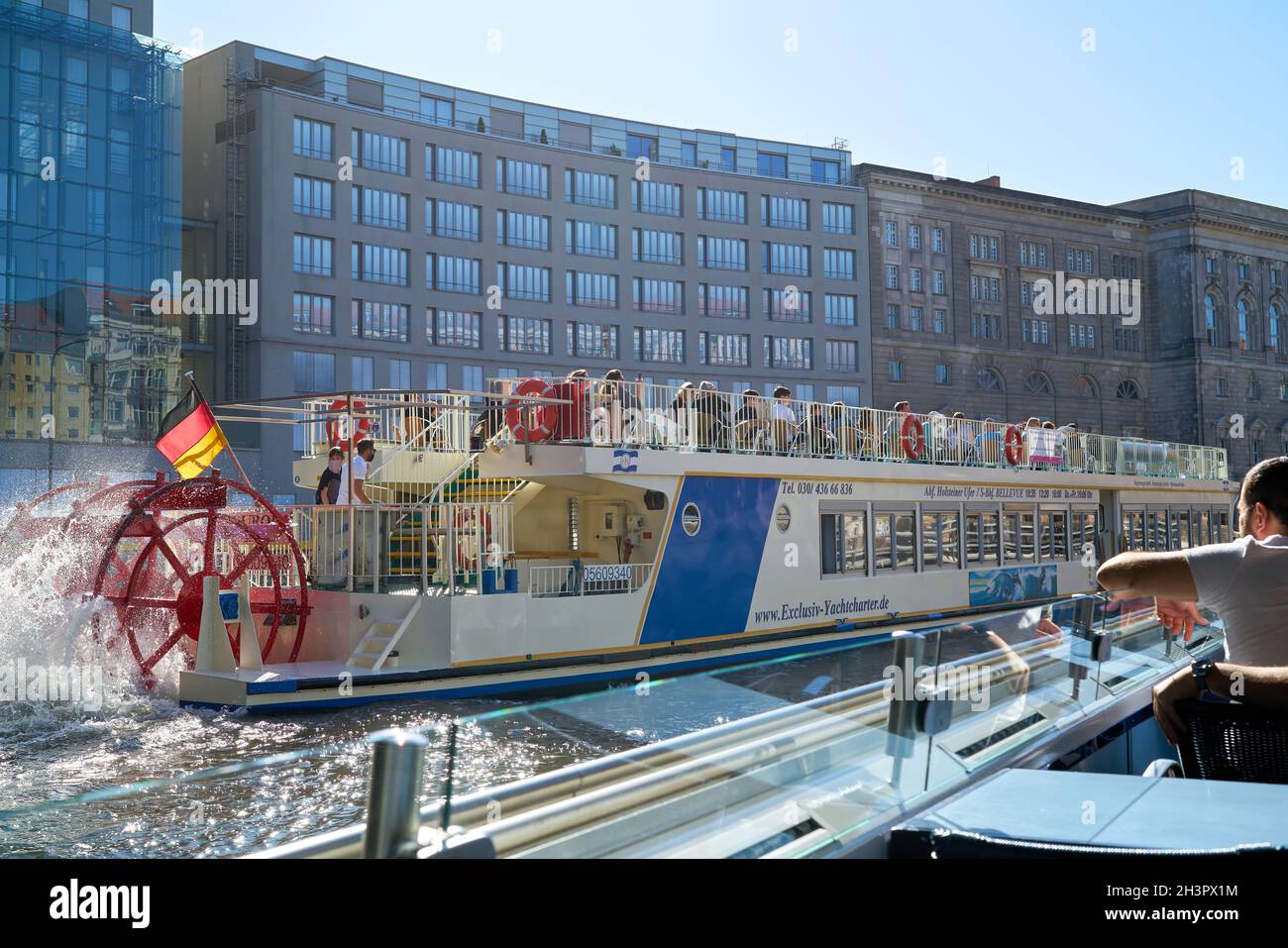 Excursion on pleasure boat through hi-res stock photography and images ...