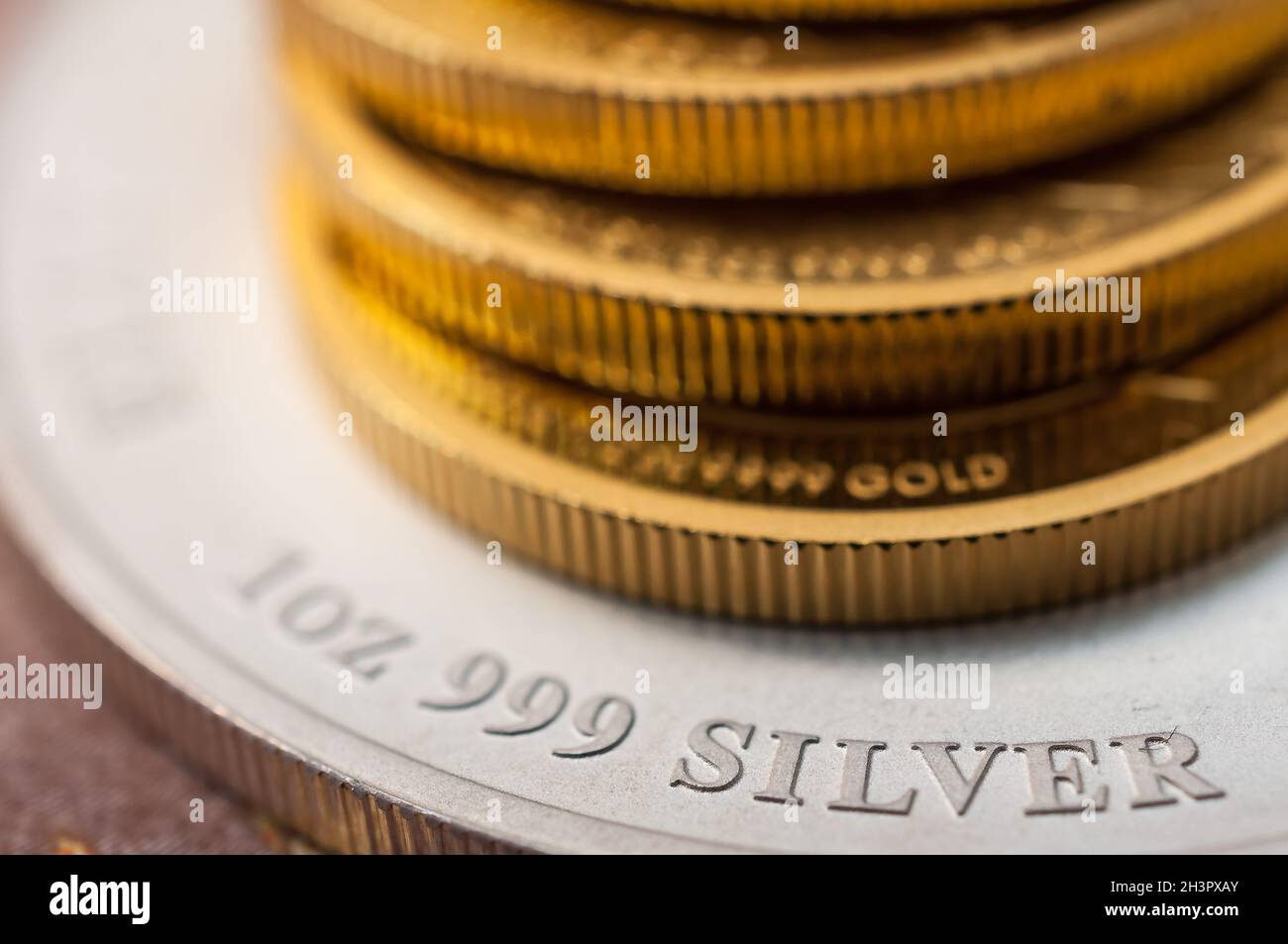 Gold and silver Stock Photo - Alamy