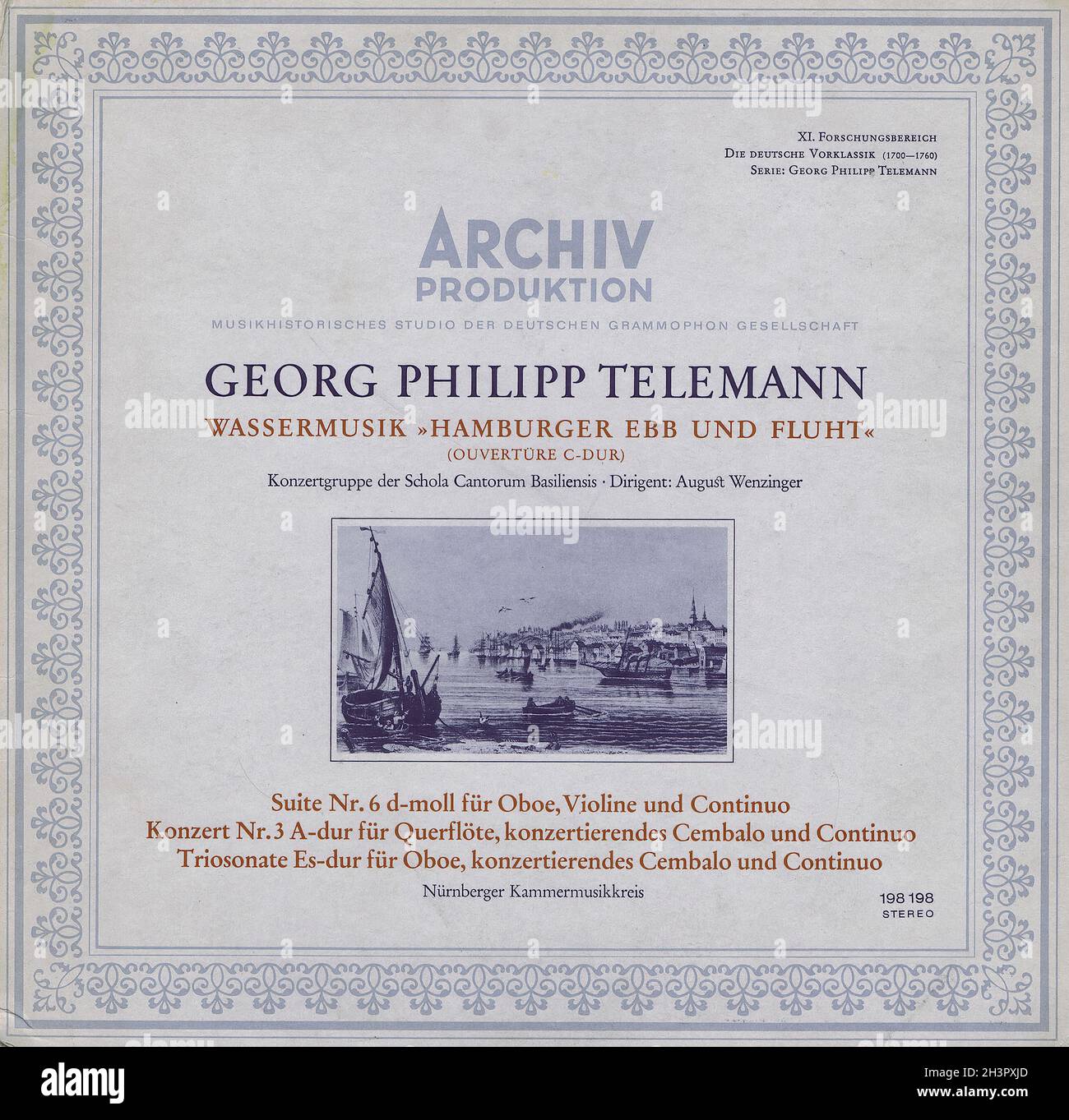 Telemann Wassermusik - Wenzinger - DGG Archiv - Classical Music Vintage ...