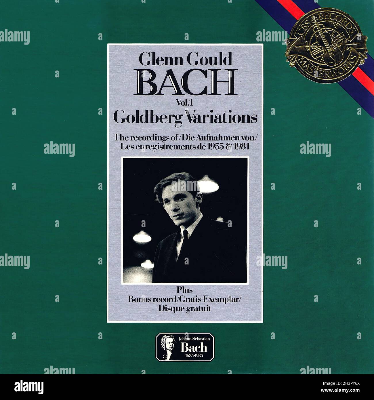 Bach Goldberg Variations (1955 & 1981) - Gould CBS Masterworks 1 - Classical Music Vintage Vinyl ...