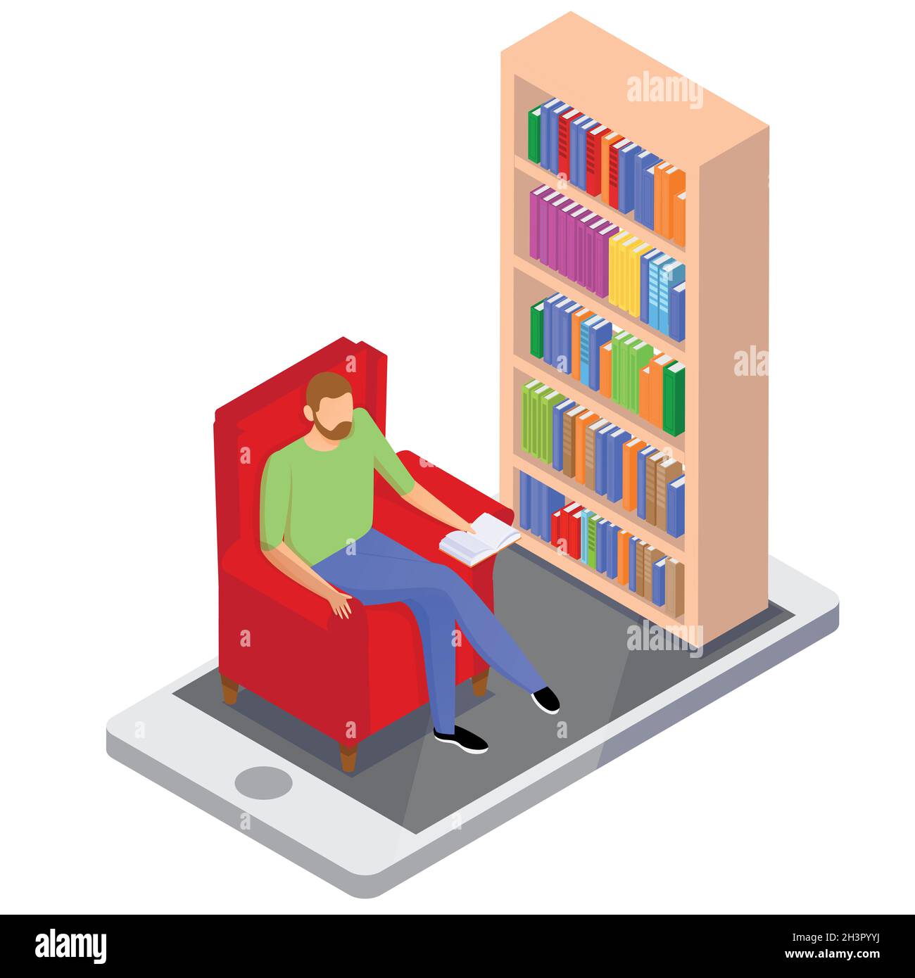 Phone library Cut Out Stock Images & Pictures - Alamy