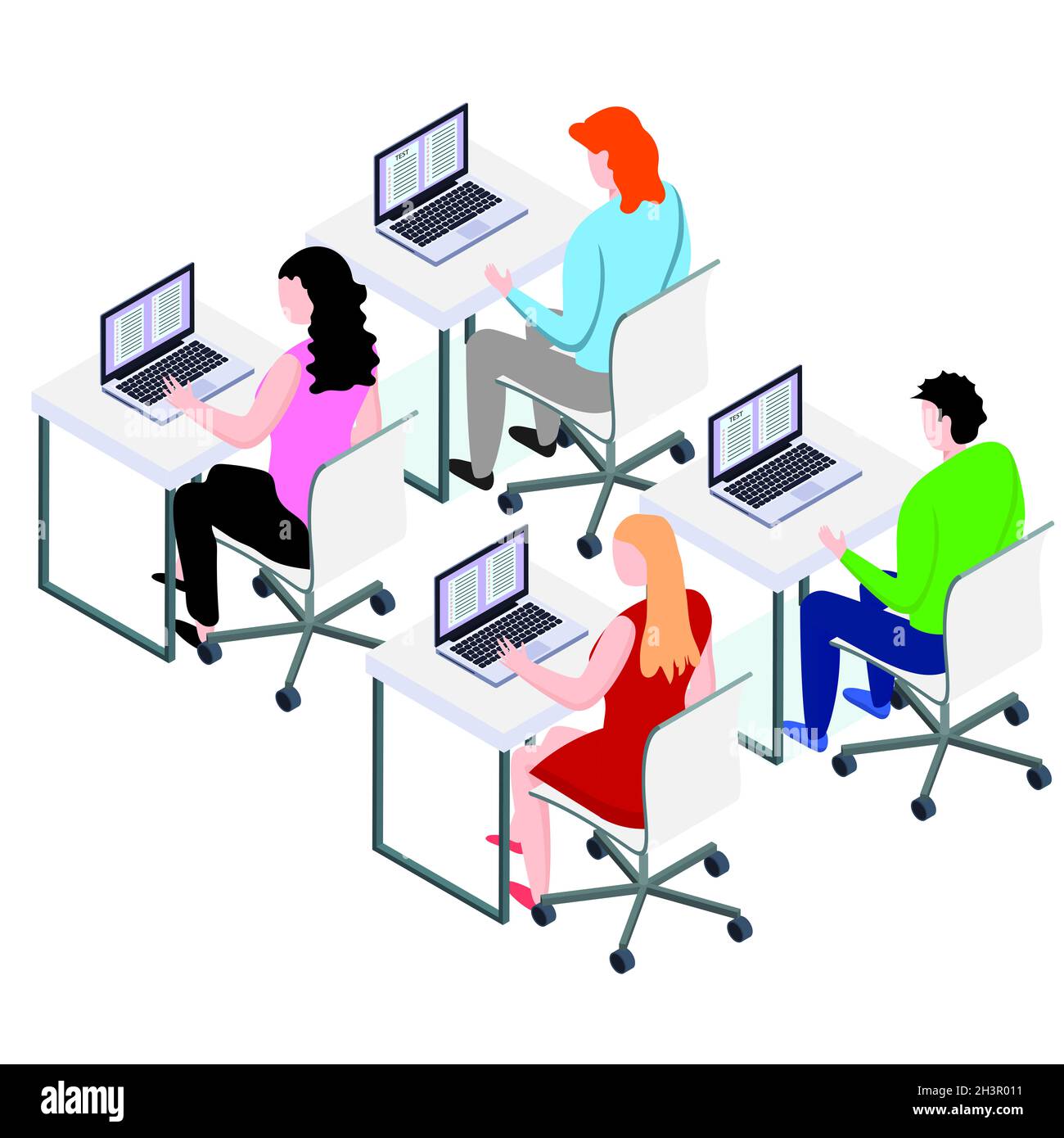 Classroom teenager Cut Out Stock Images & Pictures - Alamy