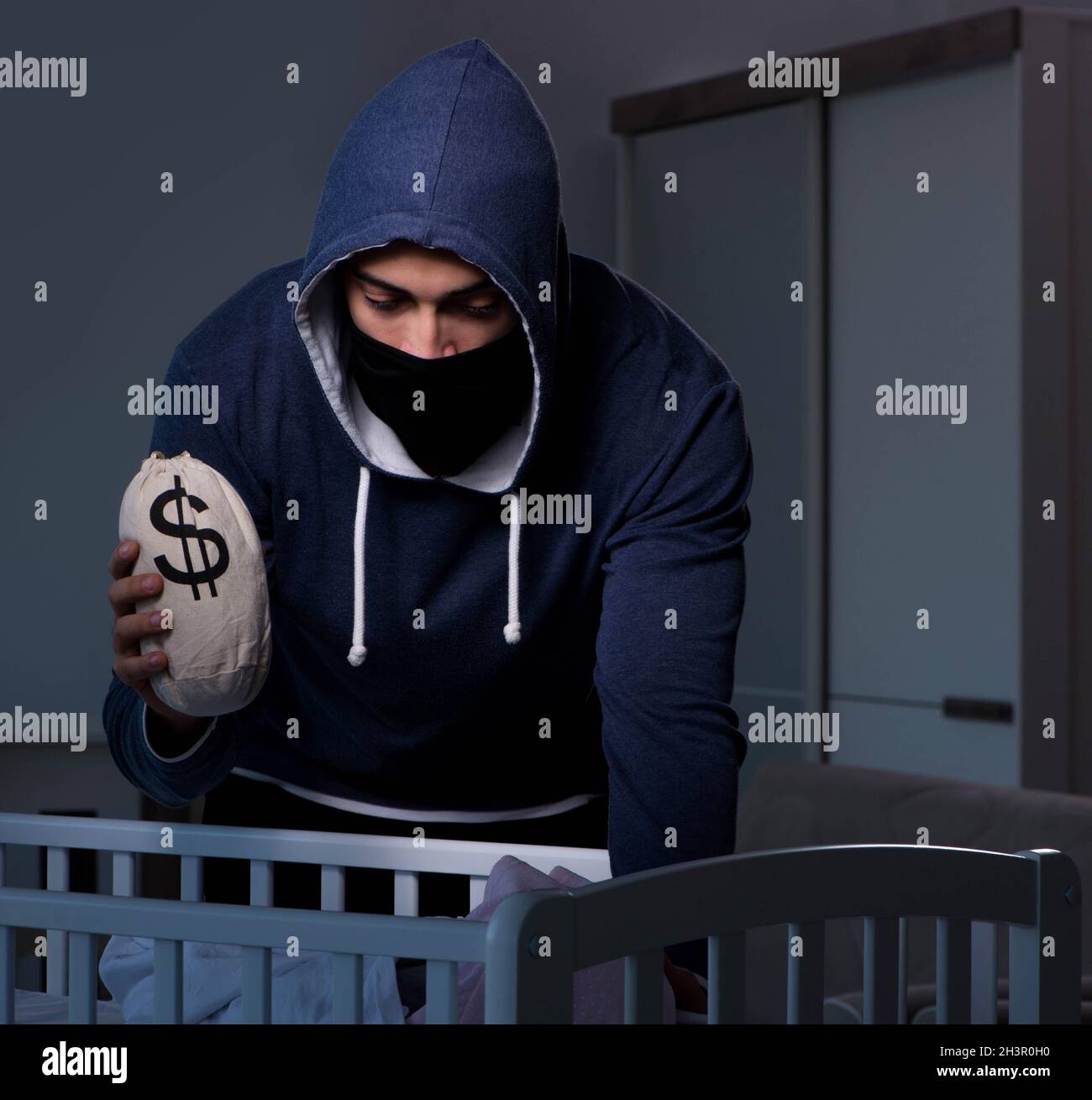 Child stealing money hi-res stock photography and images - Alamy