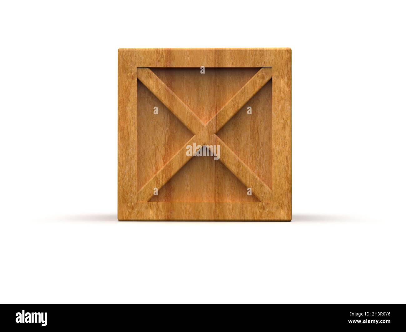 Square timber white background Cut Out Stock Images & Pictures - Alamy
