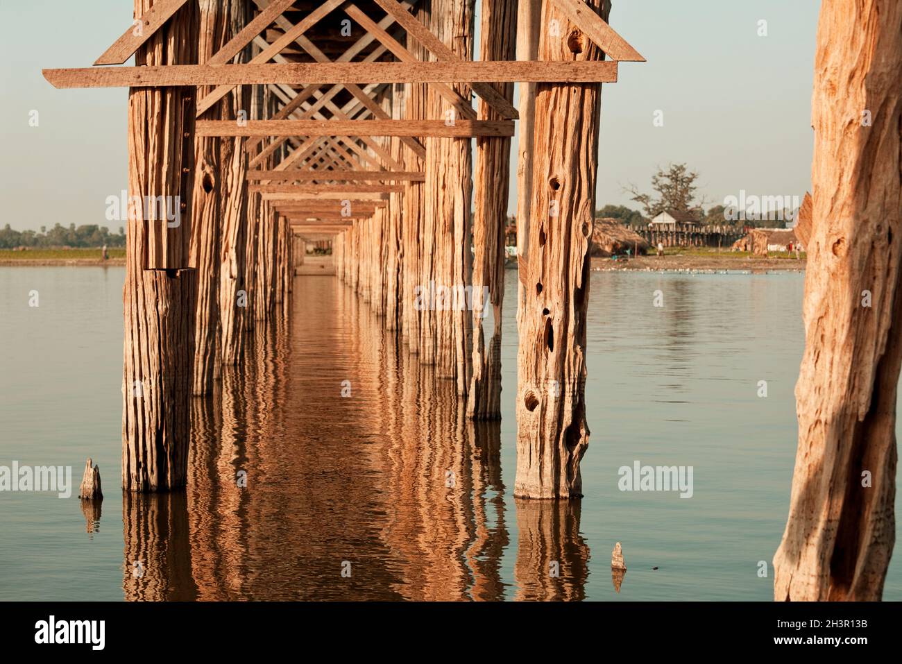 Bridge in Myanmar Stock Photo - Alamy