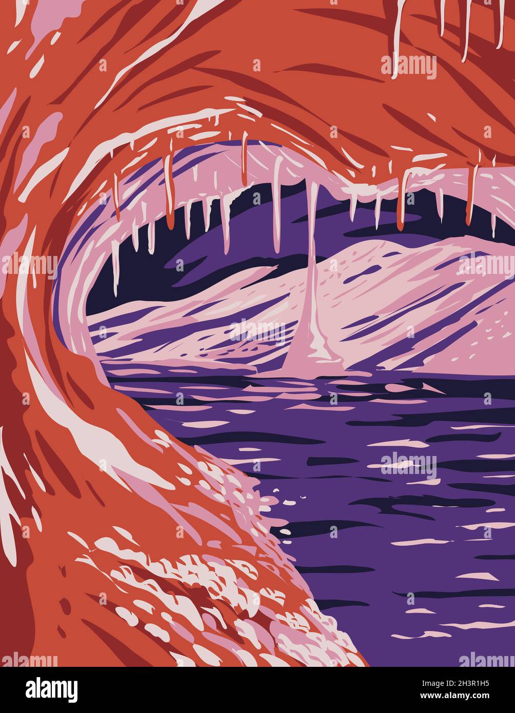 Calcite or Boxwork Formations and Frostwork in Wind Cave National Park ...