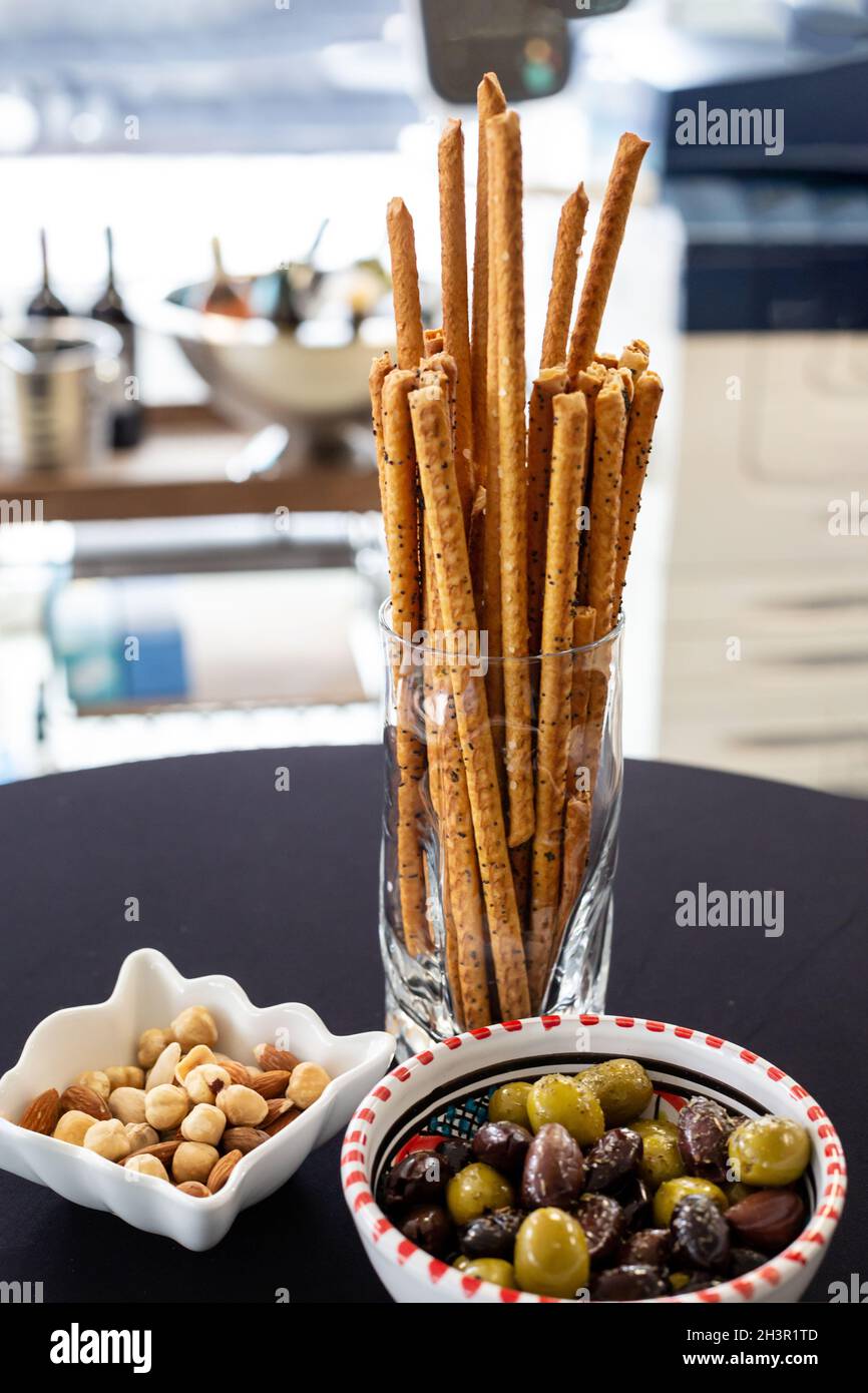 Italian bread sticks in hi-res stock photography and images - Alamy