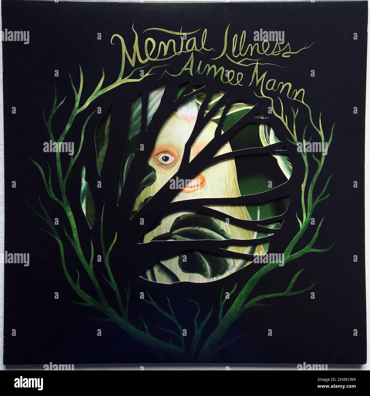 Aimee Mann Mental Illness 2017 Original Vinyl Record Stock Photo