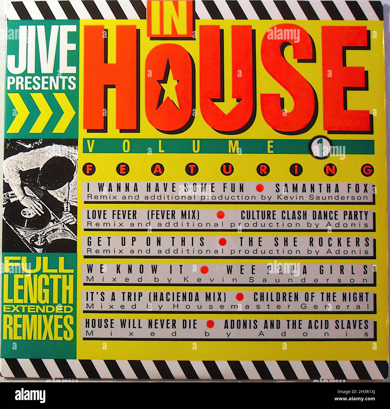 1989 Jive Records House Music Compilation 1980s Original Vintage Vinyl ...