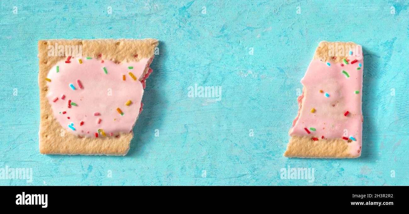 Pop tart top view hi-res stock photography and images - Alamy