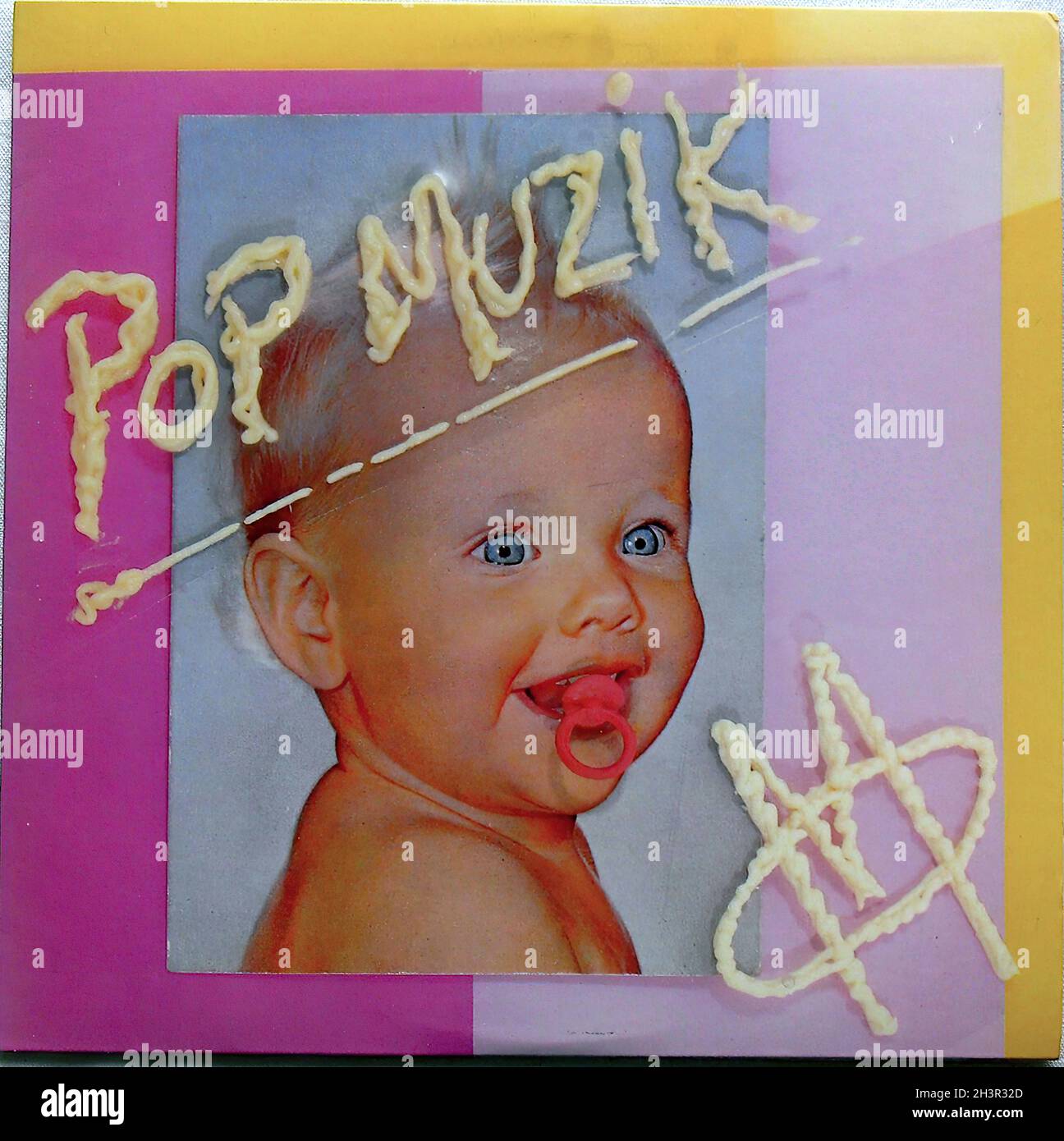 M 1979 Pop Muzik Record Album Lp Original Vintage Vinyl A Stock Photo ...