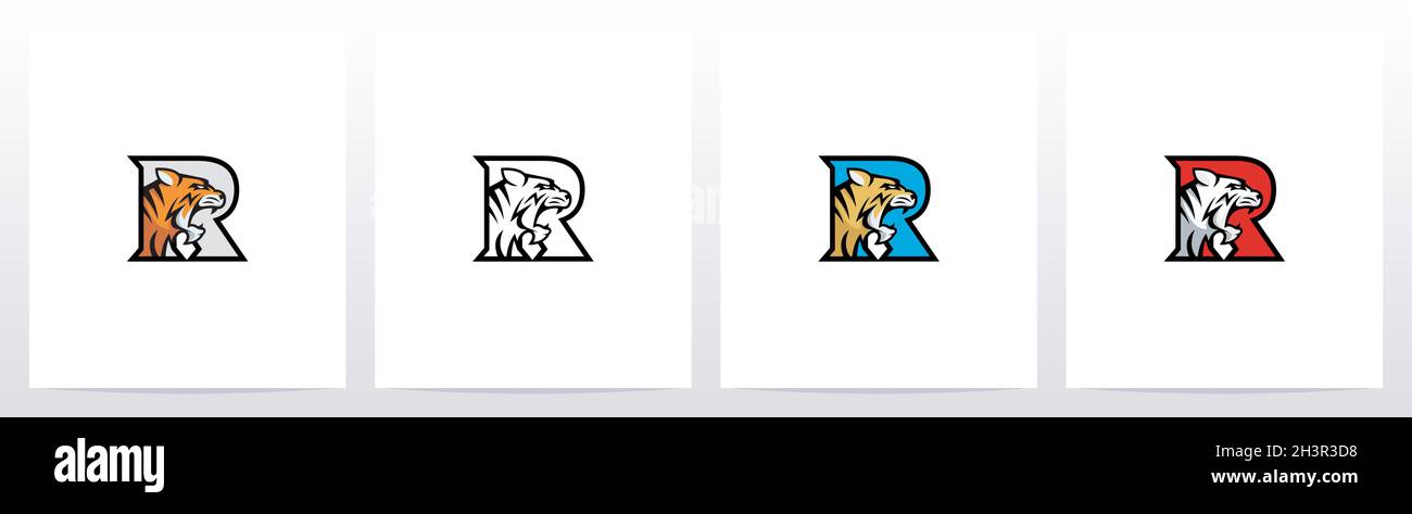 R tiger logo hi-res stock photography and images - Alamy