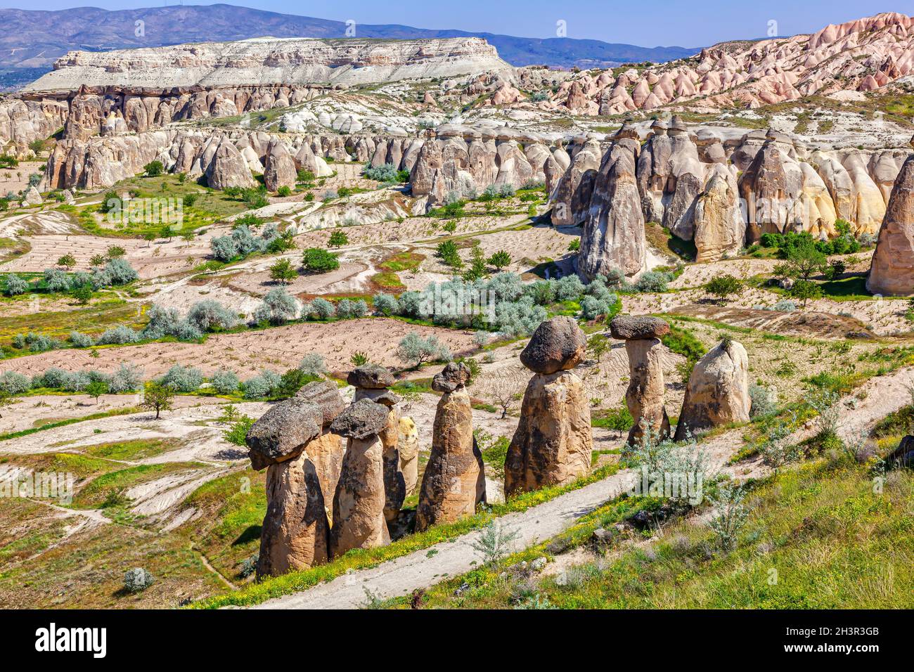 Unbelievable rocky nature of Cappadocia, Turkey Stock Photo - Alamy