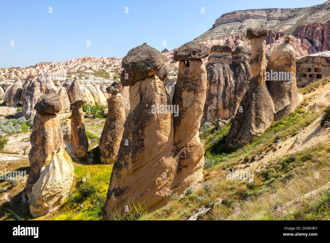Unbelievable rocky nature of Cappadocia, Turkey Stock Photo - Alamy
