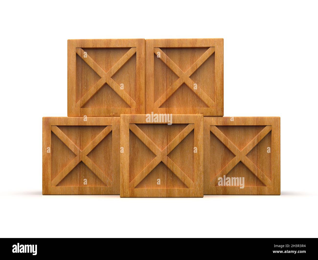 Boxes cargo goods delivery Cut Out Stock Images & Pictures - Alamy