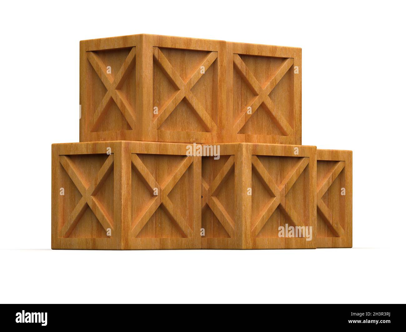Boxes cargo goods delivery Cut Out Stock Images & Pictures - Alamy