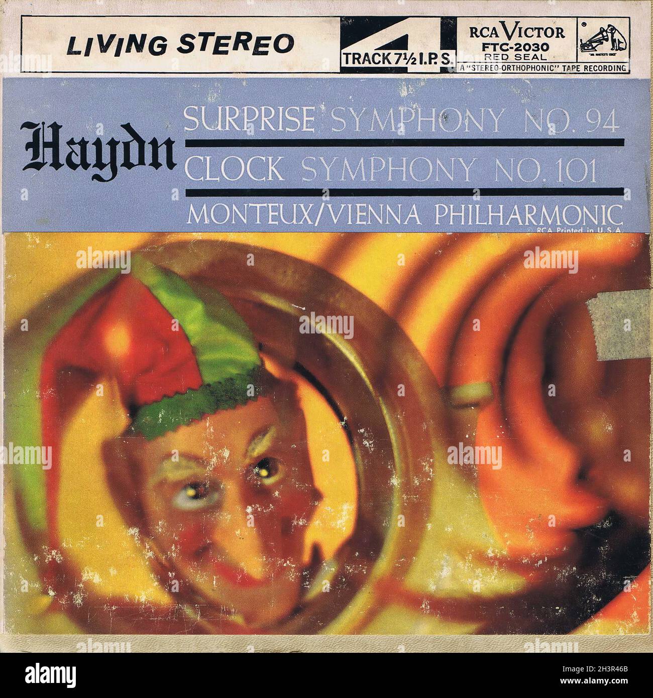 Haydn Symphonies 94 & 101 - Monteux RCA - Classical Music Vintage Vinyl Record Stock Photo - Alamy