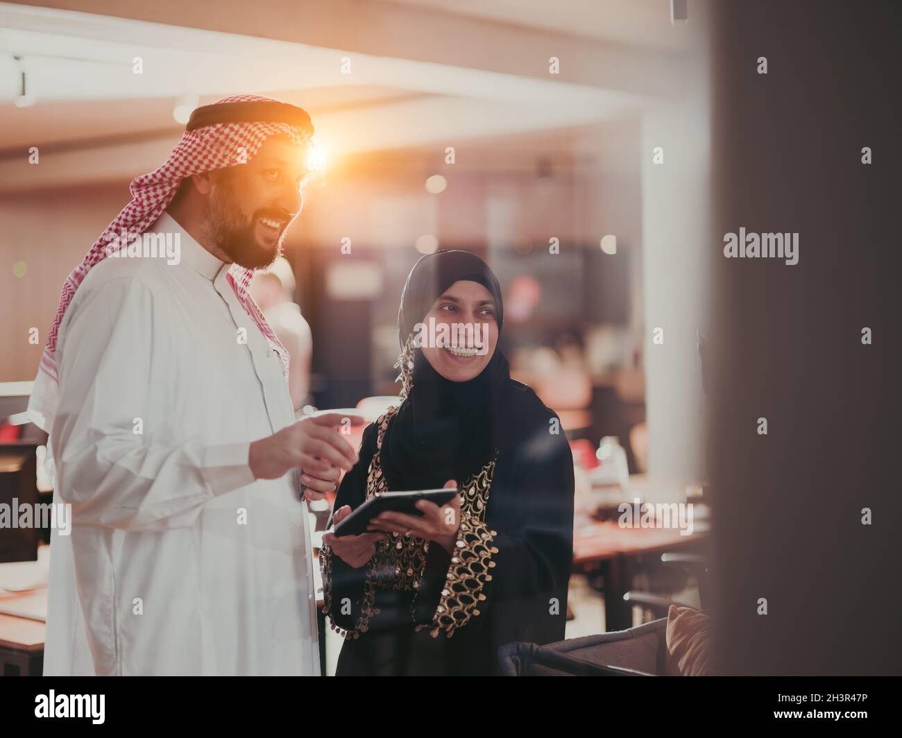 Portrait middle eastern female employee hi-res stock photography and ...