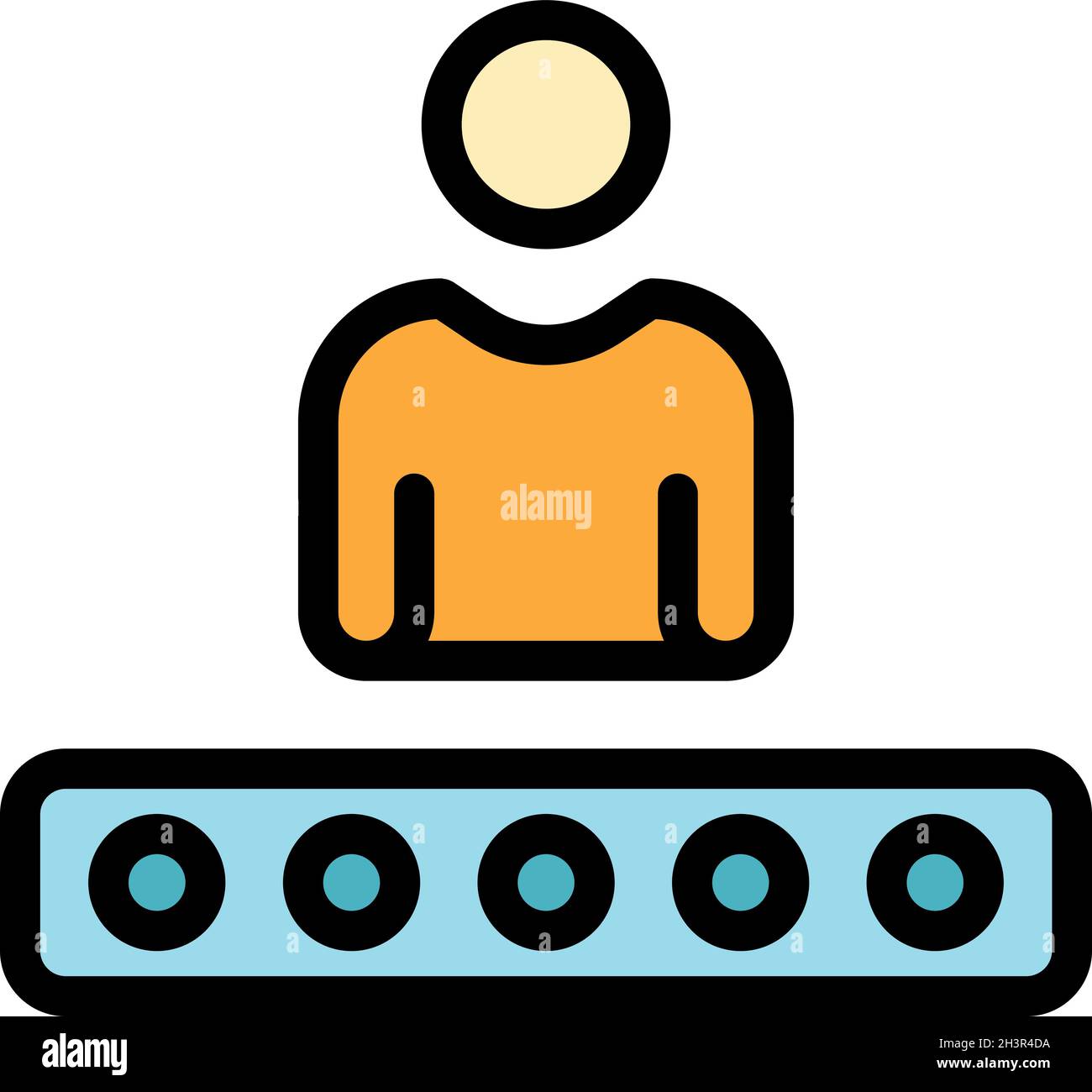 Access personal data icon. Outline access personal data vector icon ...