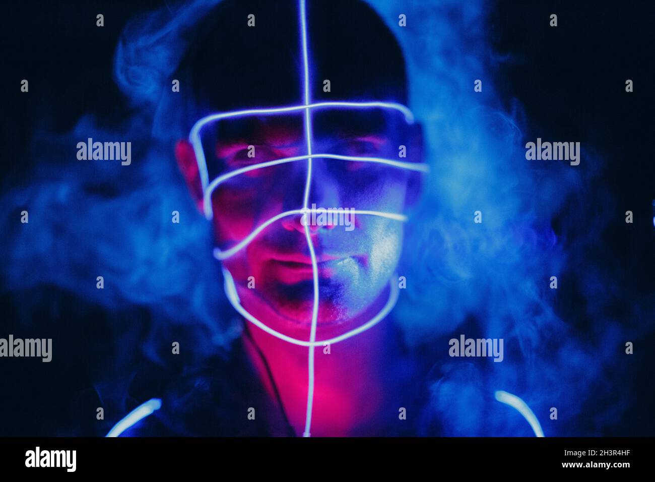 Cyberpunk neon hi-res stock photography and images - Alamy