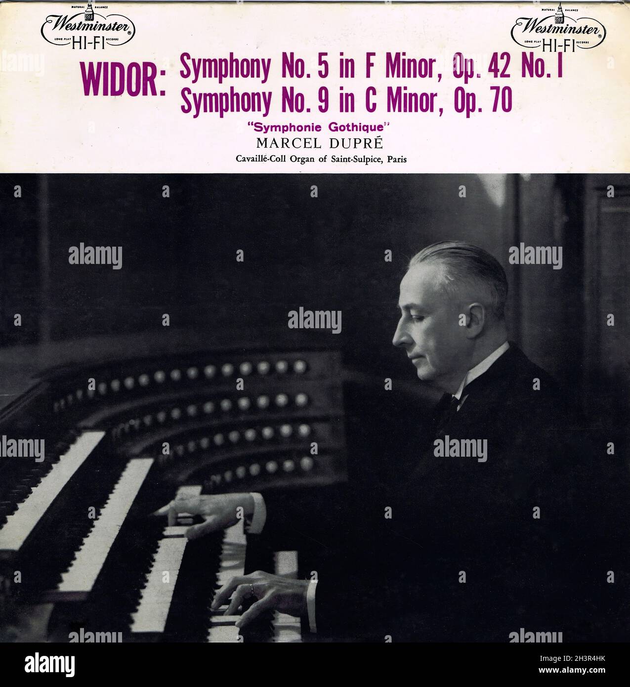 Widor Symphonies 5 & 9 - DupreÌ Westminster - Classical Music Vintage ...