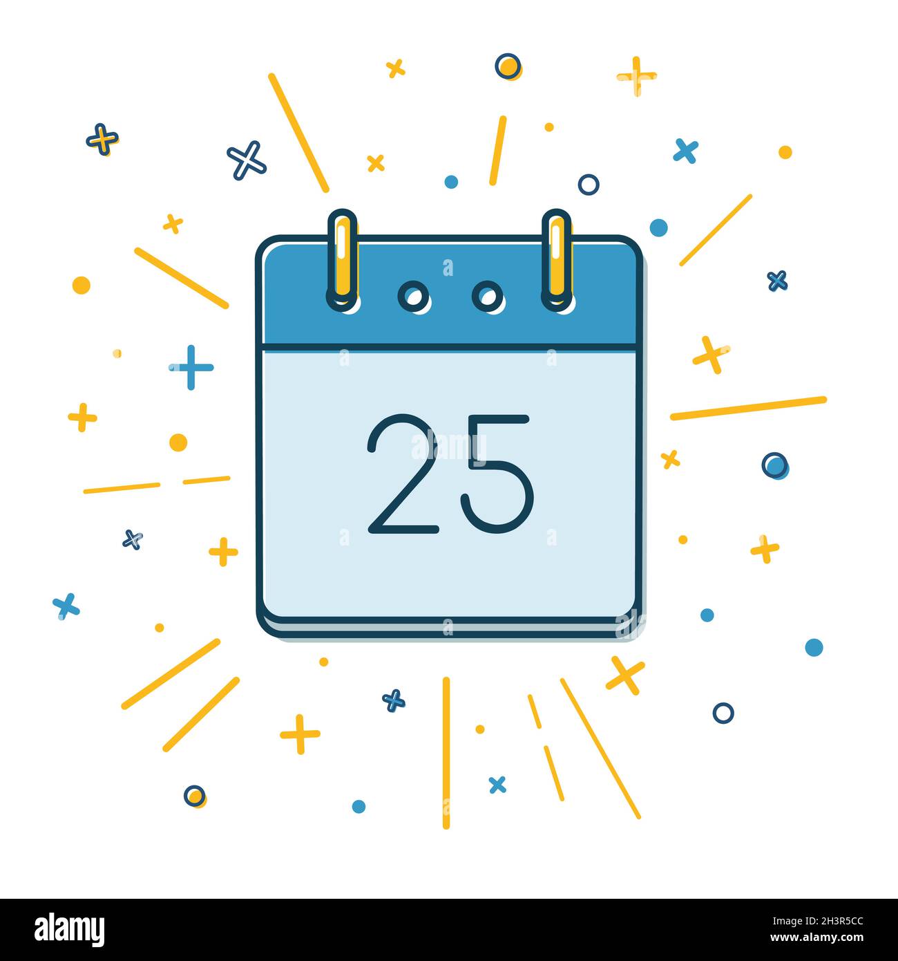 25th december calendar Stock Vector Images - Alamy
