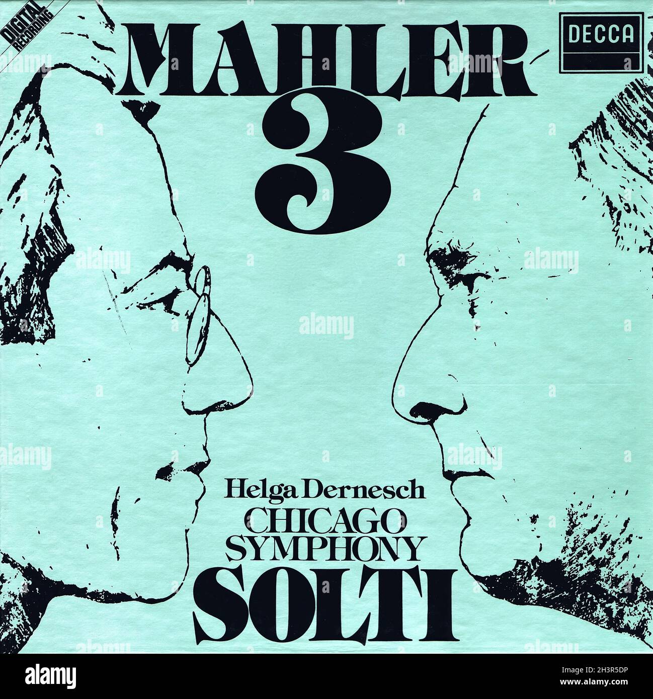 Mahler Symphony 3 - Solti CSO Decca - Classical Music Vintage Vinyl Record Stock Photo - Alamy