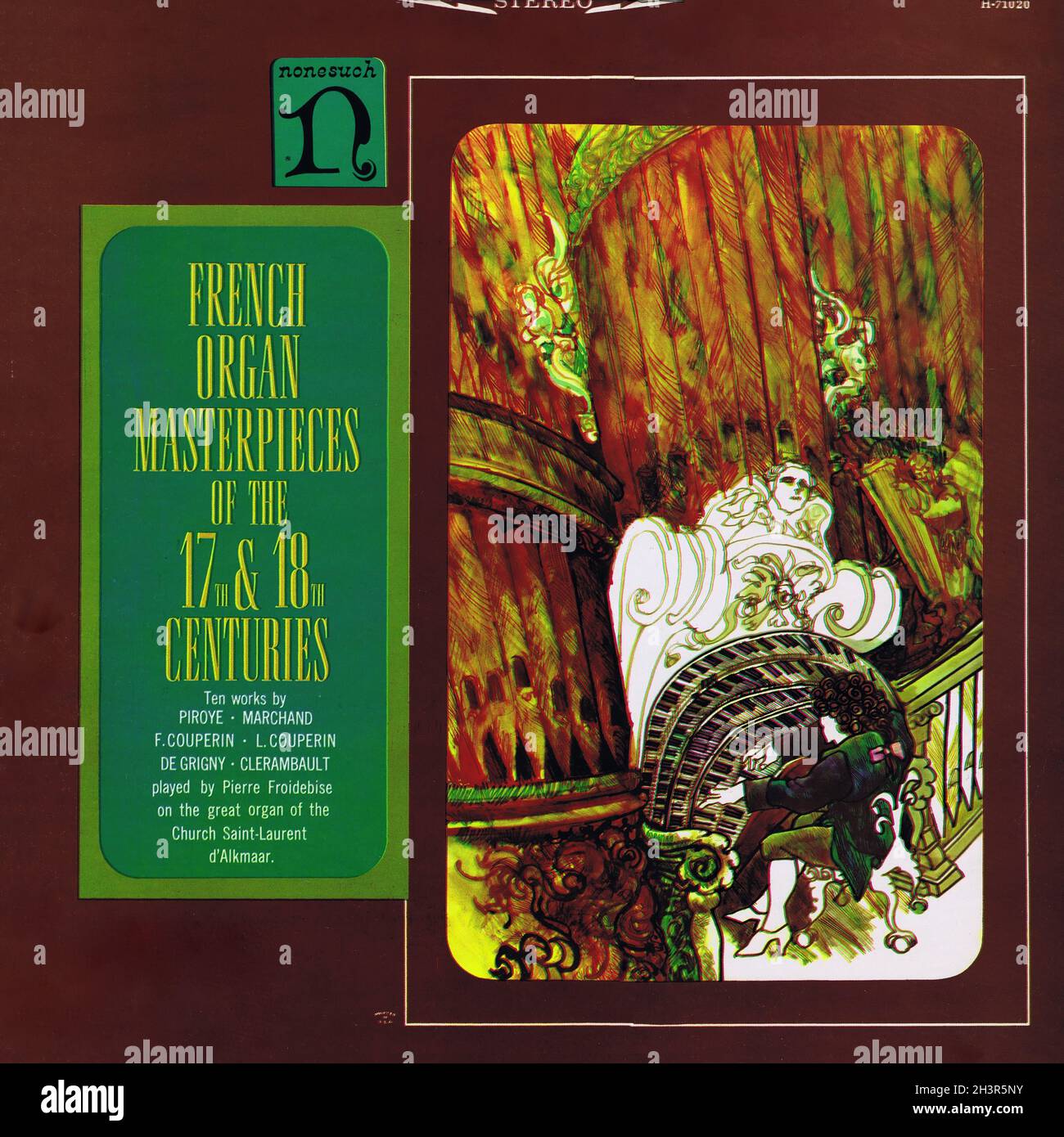 French Organ Masterpieces of the 17th & 18th C - Froidebise Nonesuch ...