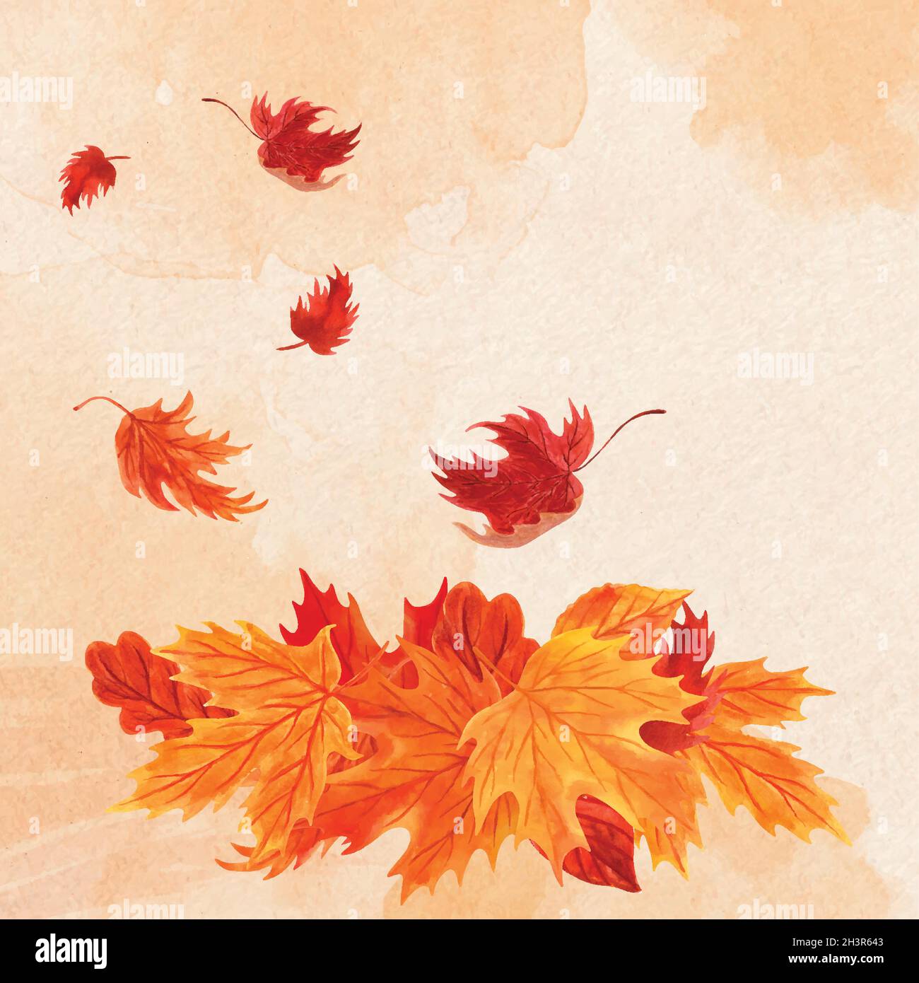 Pile Of Leaves Drawing