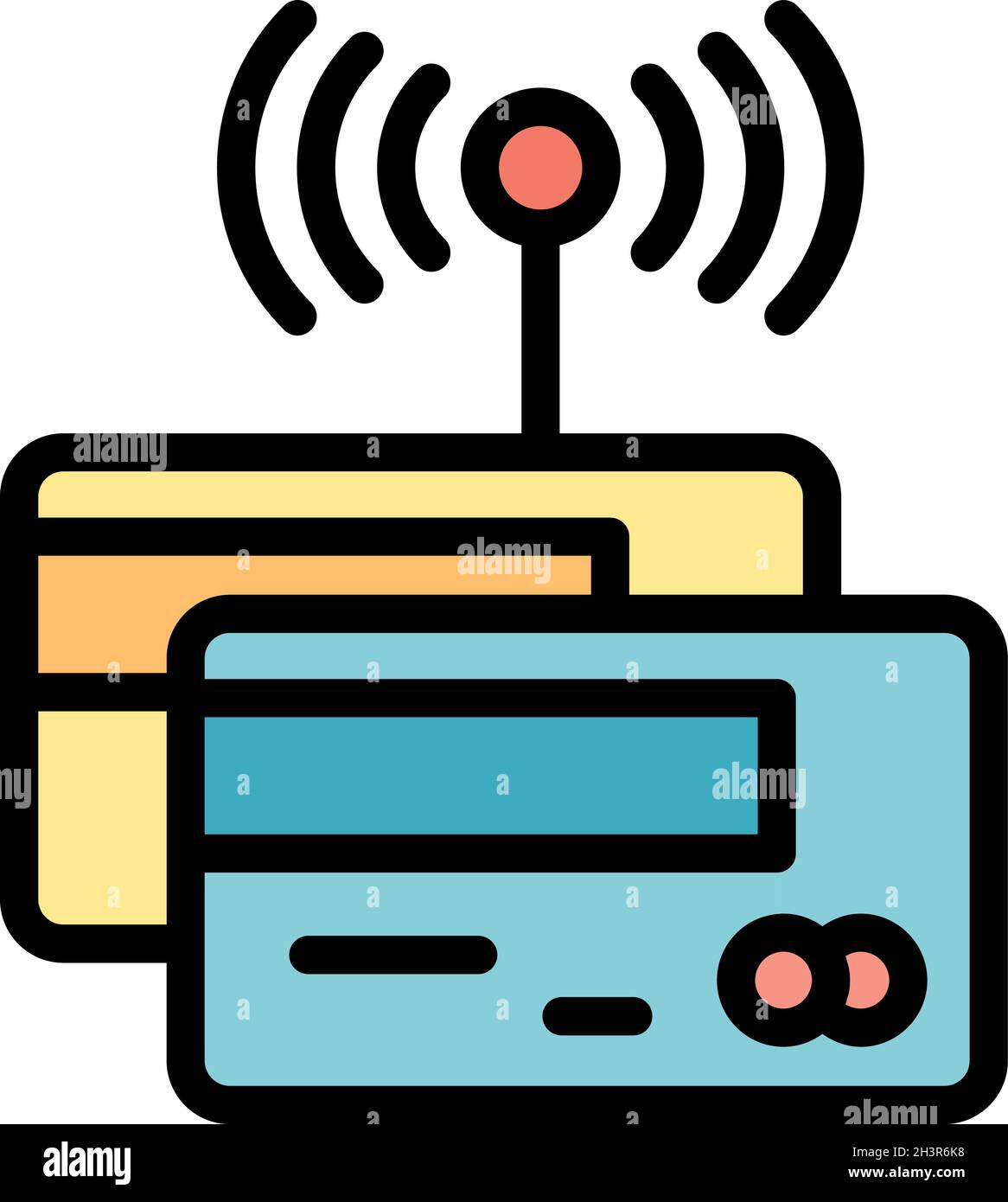 Devices remote control icon. Outline devices remote control vector icon ...