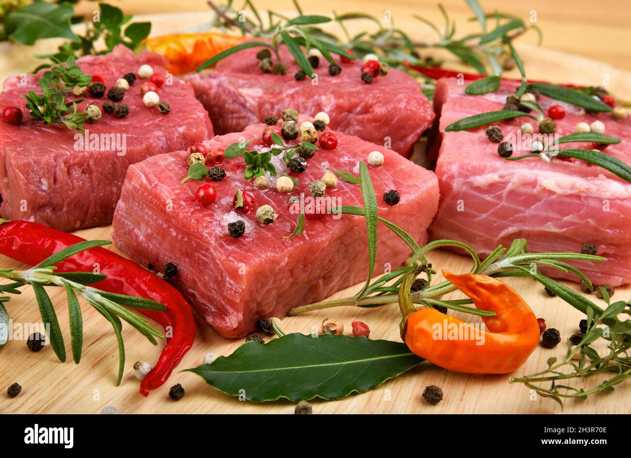 Close up meat cutting hi-res stock photography and images - Alamy