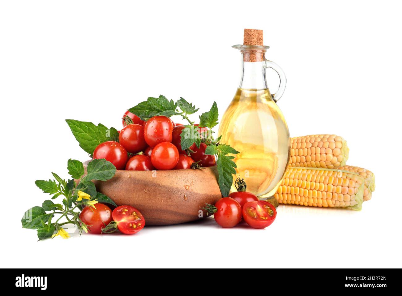 Fresh cherry tomatos Cut Out Stock Images & Pictures - Alamy