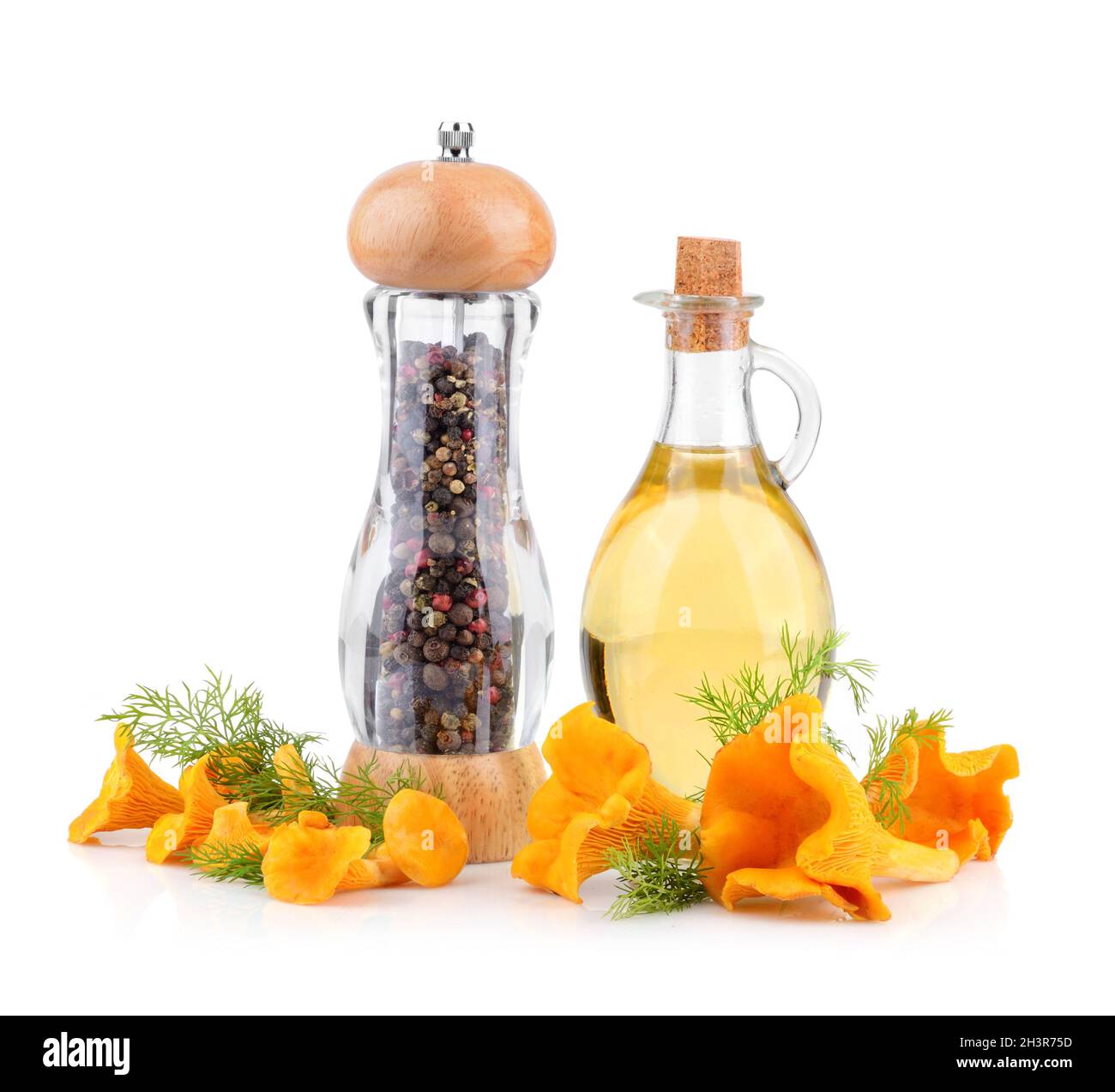 Group herb ingredients cooking Cut Out Stock Images & Pictures - Alamy