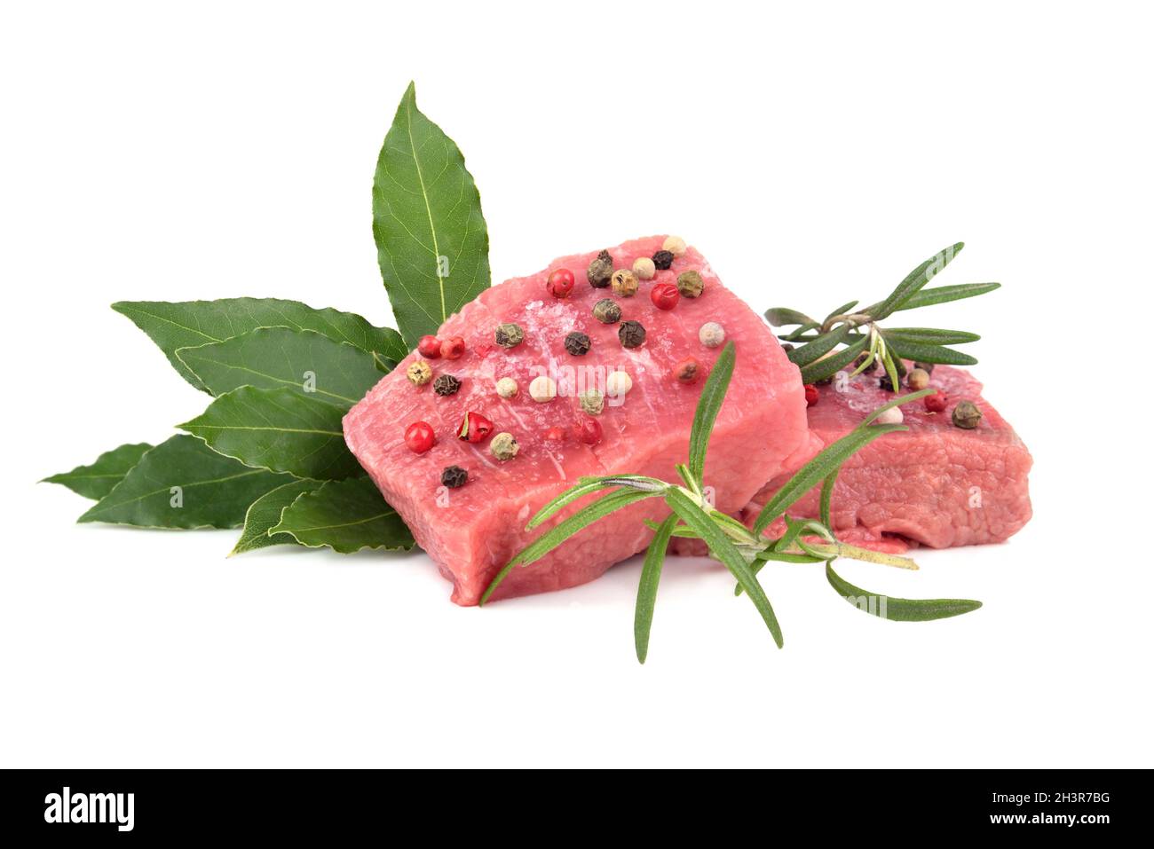 Raw meat rosemary leaves hi-res stock photography and images - Alamy