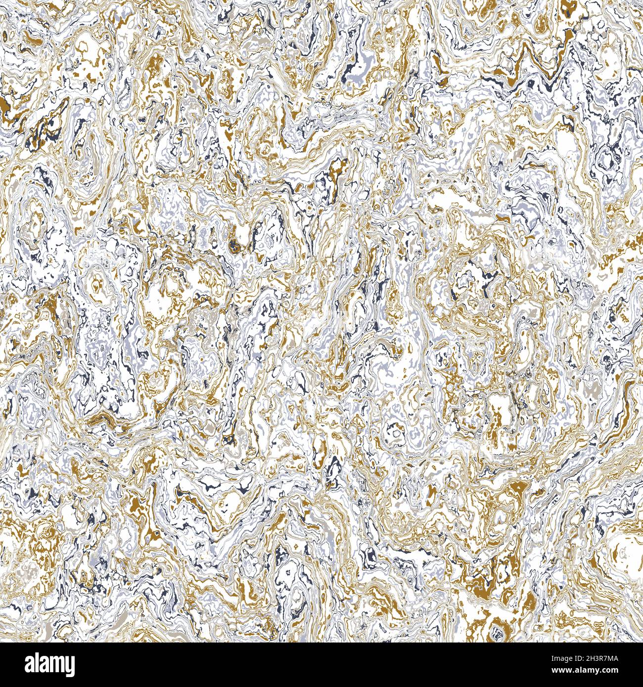 White tonal marbled seamless texture. Irregular pale ink blotch paint ...