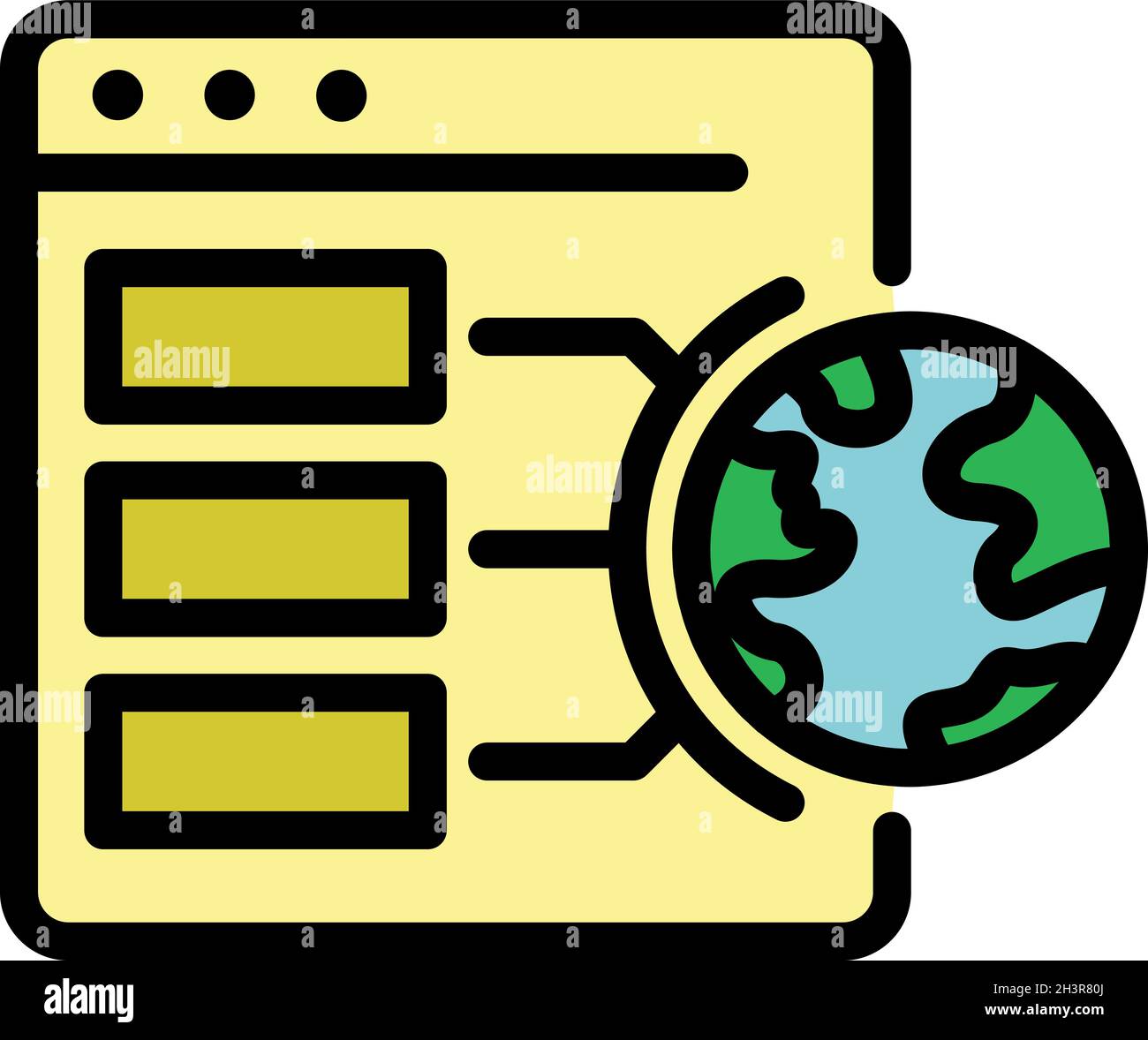 Web page operating system icon. Outline web page operating system ... Web page operating system icon. Outline web page operating system ...