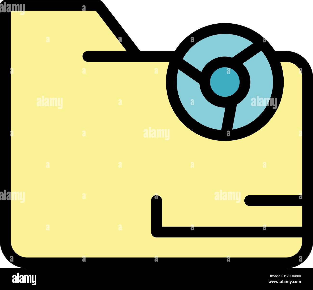 Folder operating system icon. Outline folder operating system vector ... Folder operating system icon. Outline folder operating system vector ...