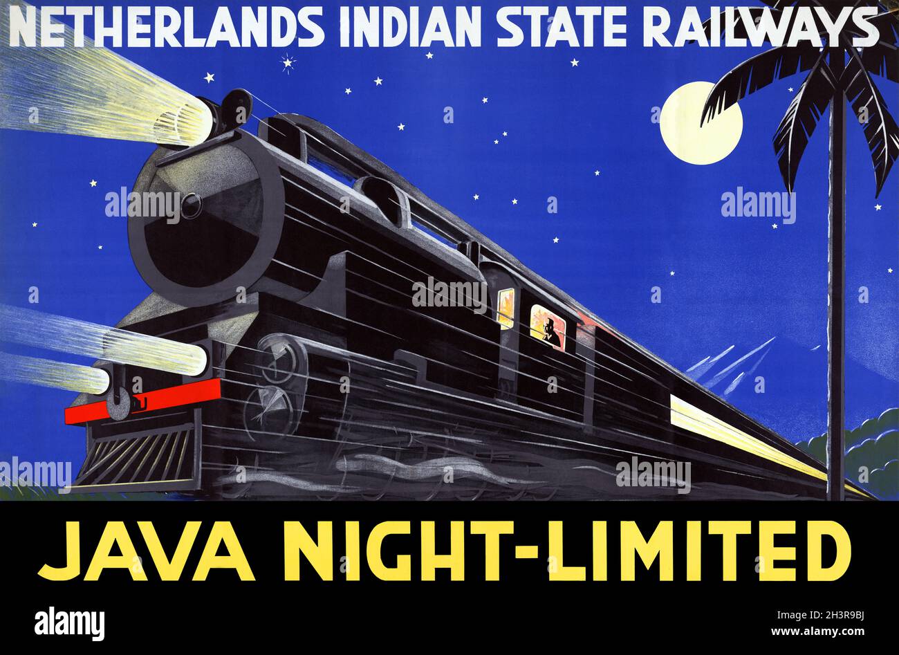 Vintage railway poster hi-res stock photography and images - Alamy