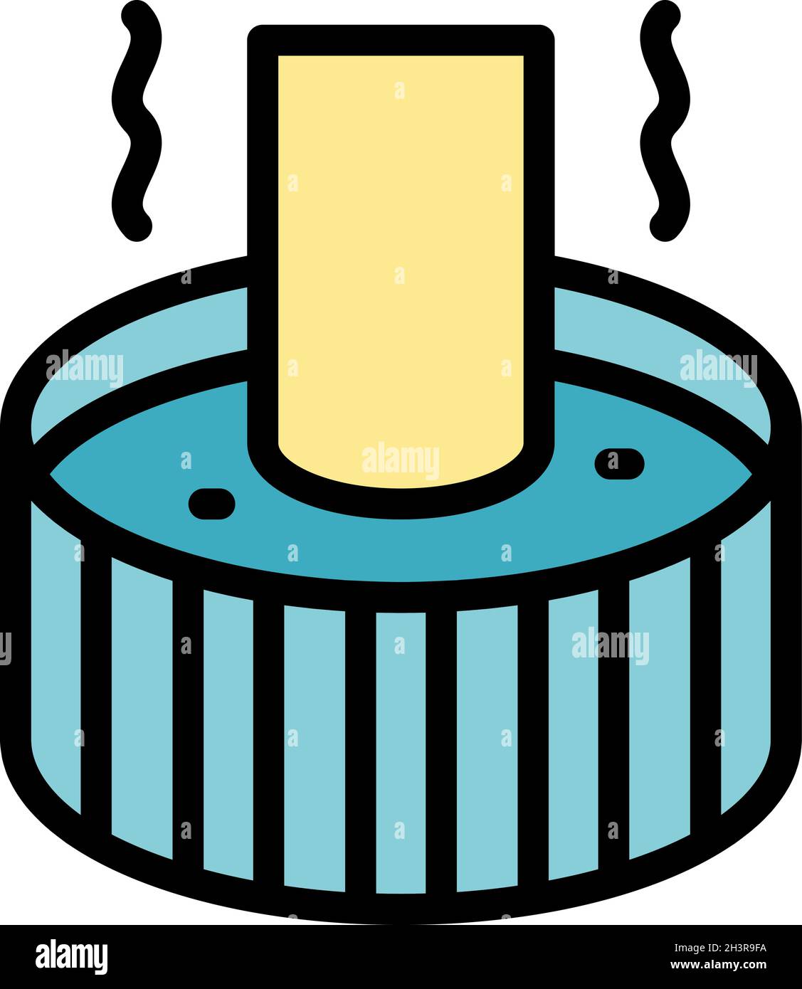 Blacksmith water pot icon. Outline blacksmith water pot vector icon ...