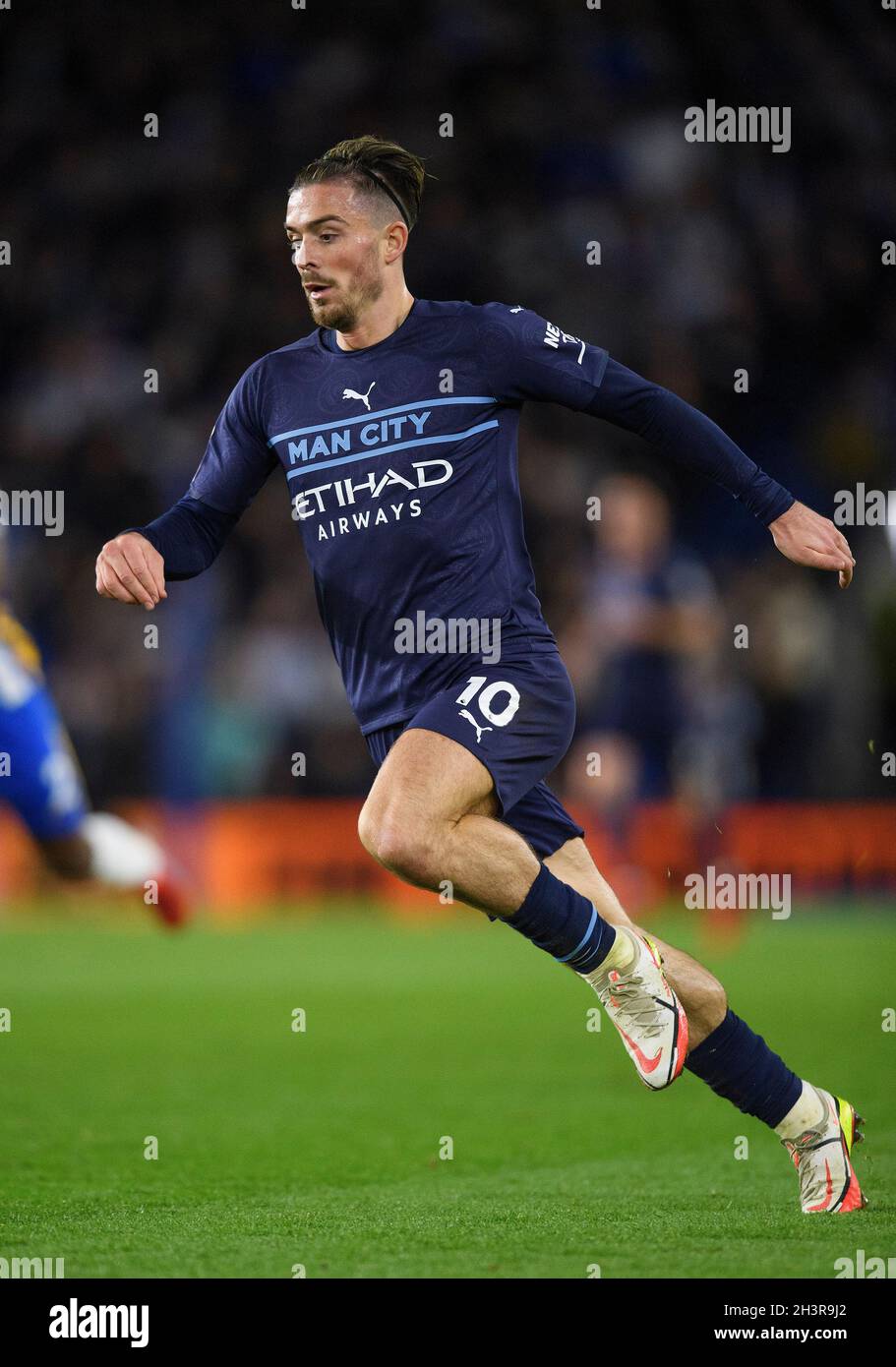 Manchester City's Jack Grealish during the game at the Amex Stadium ...