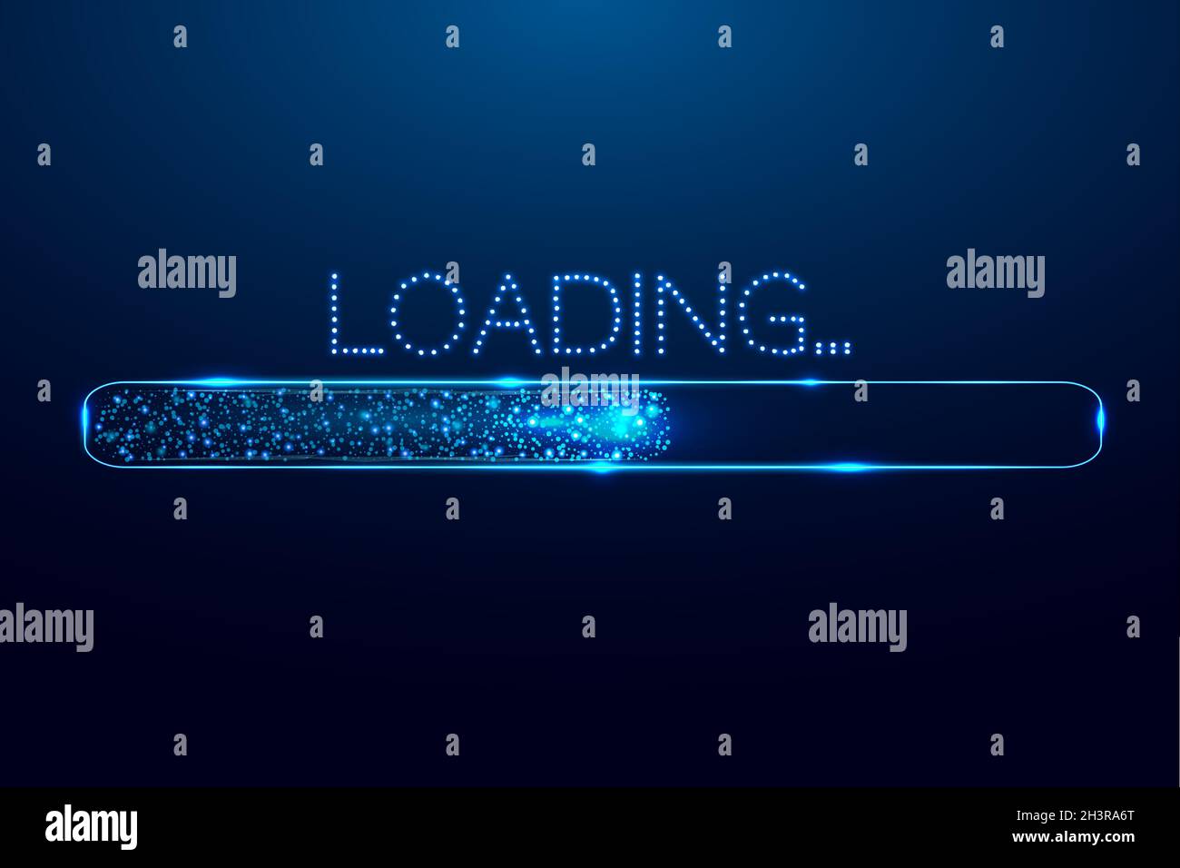 Loading bar, low poly style banner. Abstract modern vector illustration ...