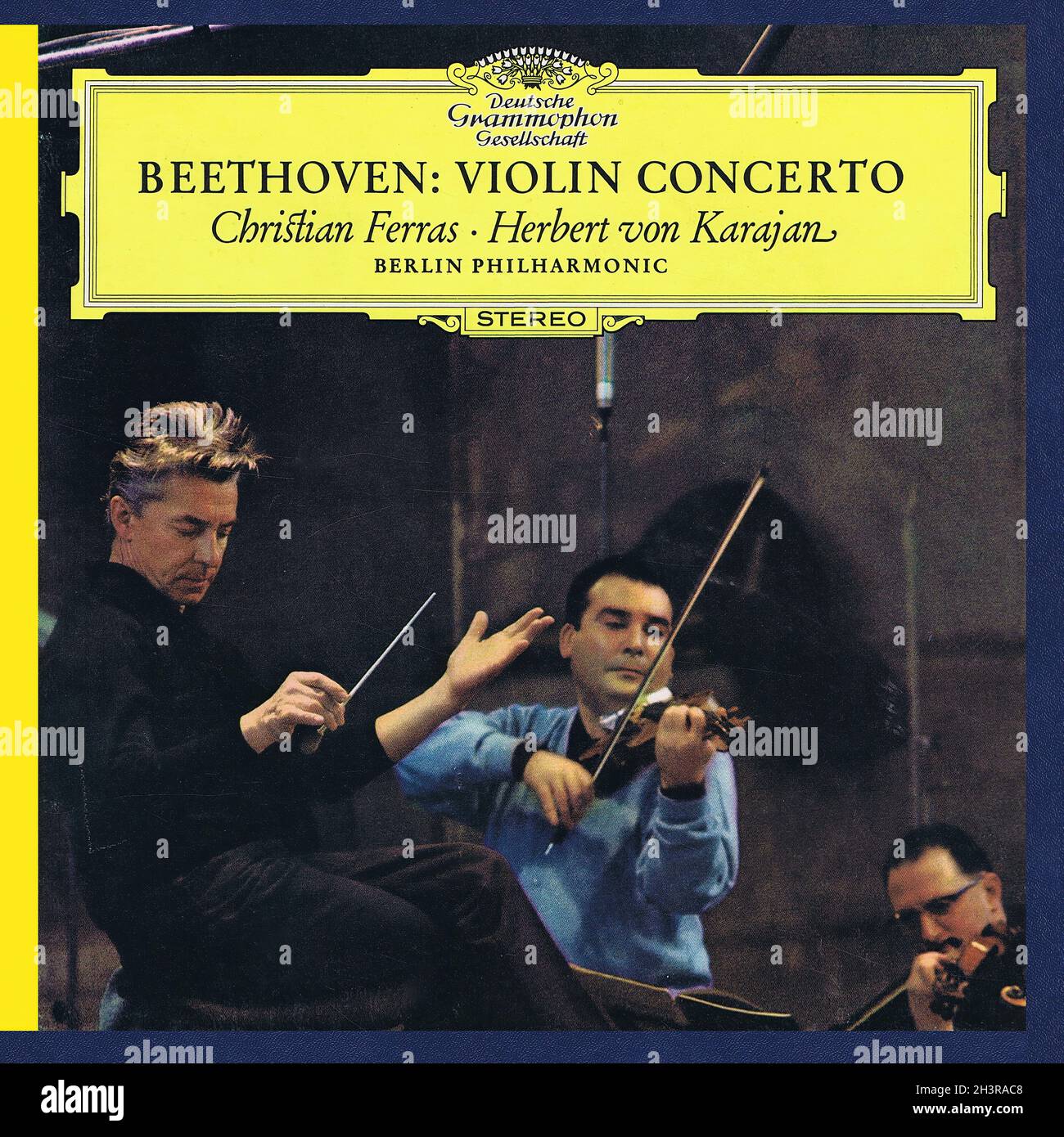 Beethoven Violin Concerto - Ferras Karajan Deutsche Grammophon R2R ...