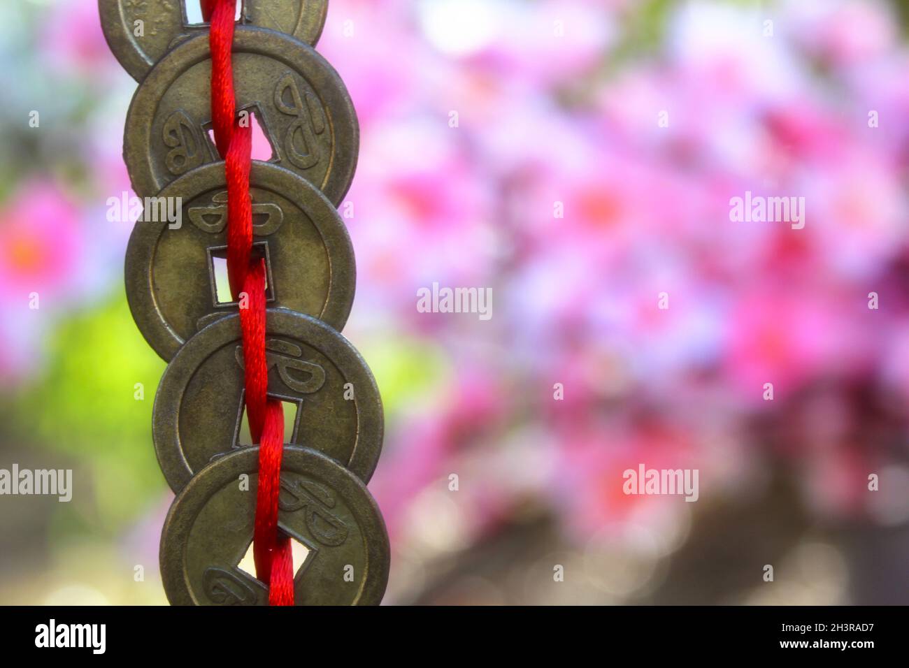 Chinese Feng Shu Wealth and Success Coins Stock Photo - Alamy