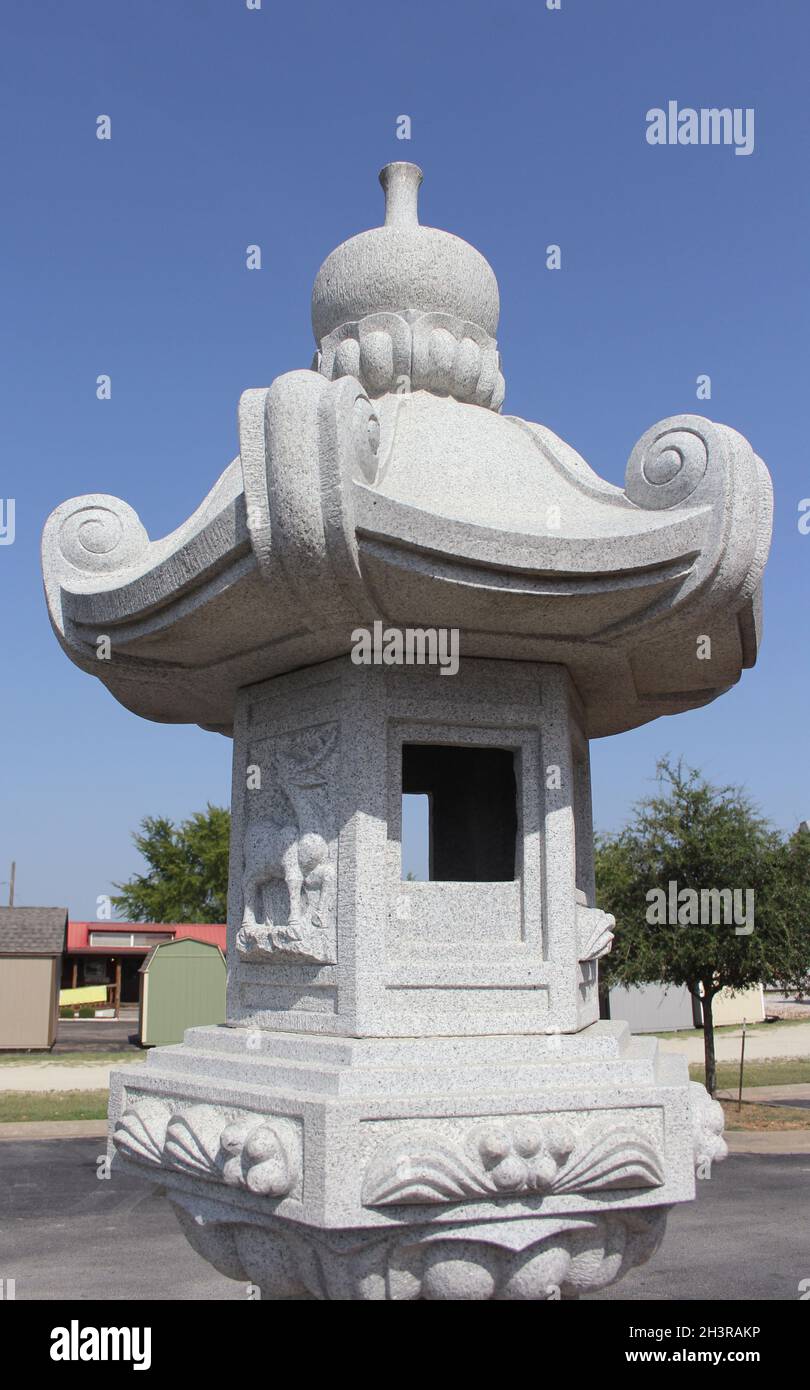 Asian Stone Decoration Stock Photo - Alamy