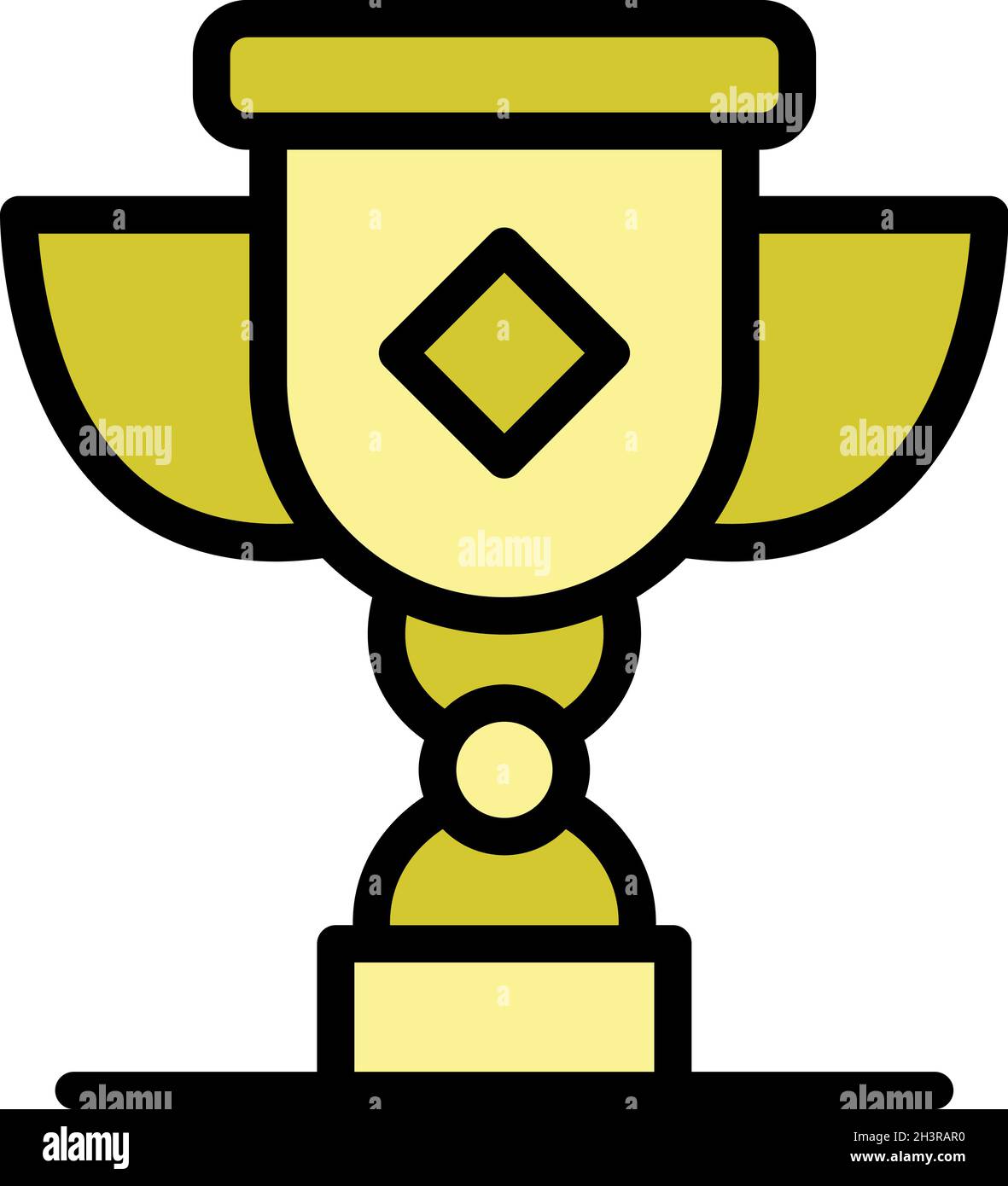 Attestation award icon. Outline attestation award vector icon color ...