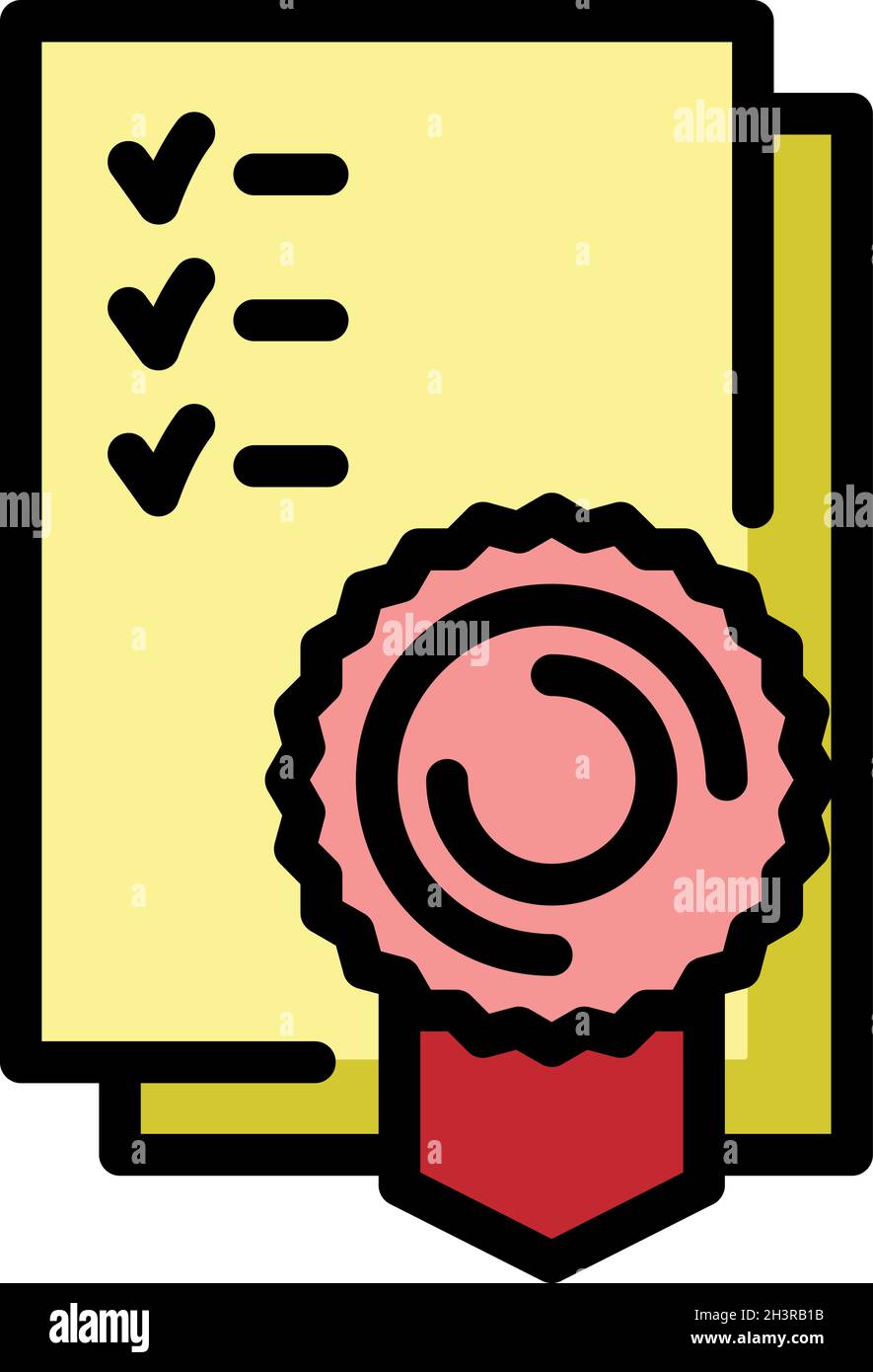 Attestation vector vectors hi-res stock photography and images - Alamy