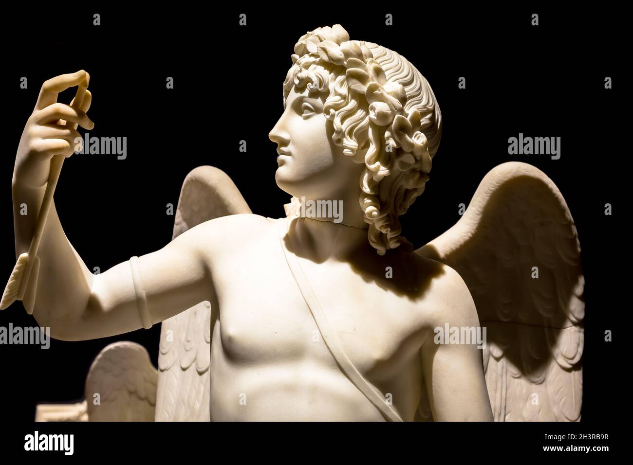 Cupid Triumphant - Bertel Thorvaldsen, 1822 antique statue in marble ...